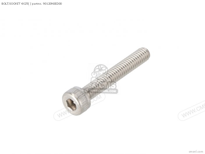 90120MJED00: BOLT,SOCKET 4X25( Honda - buy the 90120-MJE-D00 at CMSNL