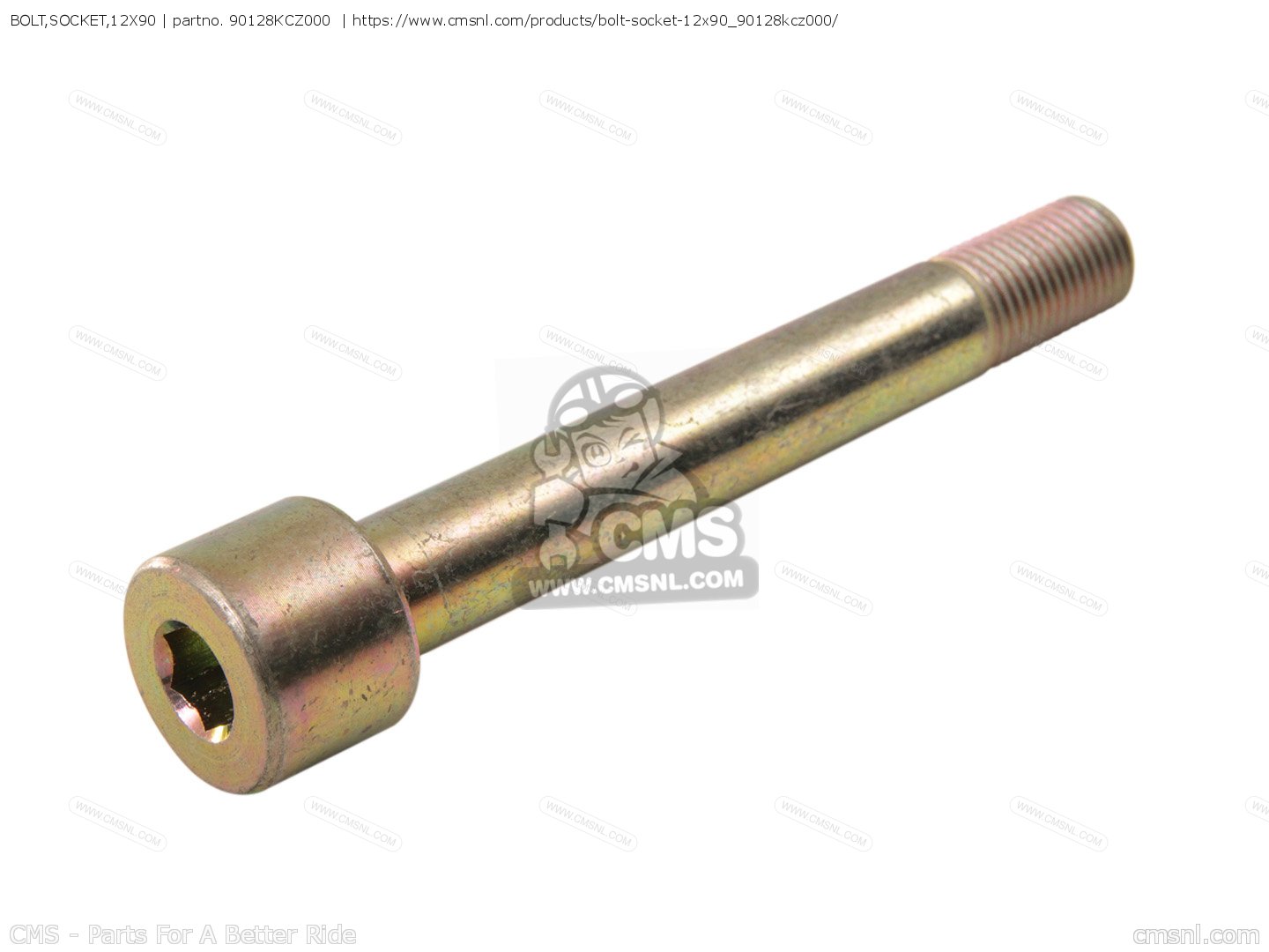 90128KCZ000: BOLT,SOCKET,12X90 Honda - buy the 90128-KCZ-000 at CMSNL