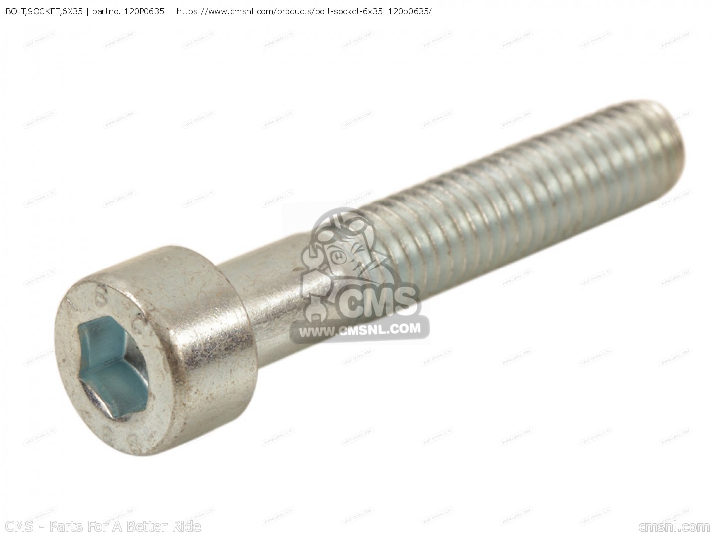 BOLT,SOCKET,6X35 for KZ1000P1 POLICE 1000 1982 USA - order at CMSNL