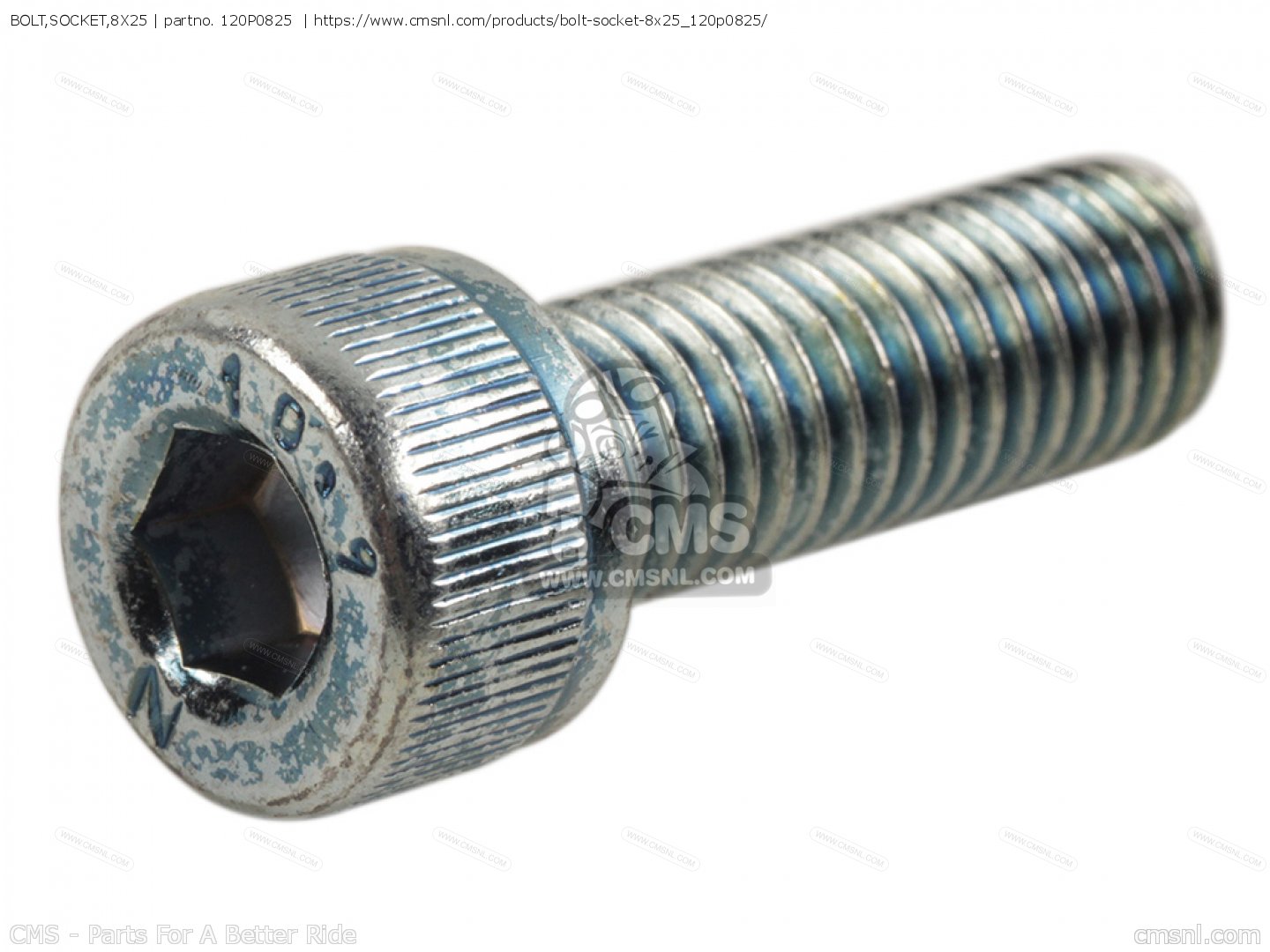 BOLT,SOCKET,8X25 for KZ1300A1 1979 USA CANADA - order at CMSNL