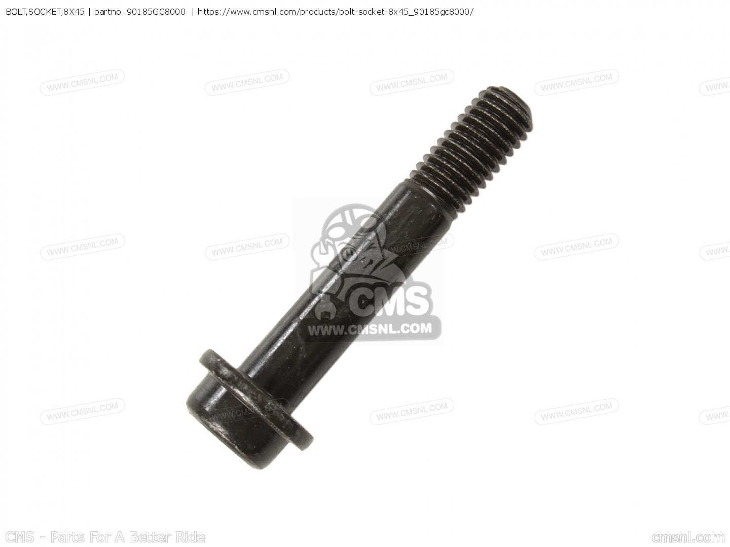 90185GC8000: Bolt,socket,8x45 Honda - buy the 90185-GC8-000 at CMSNL