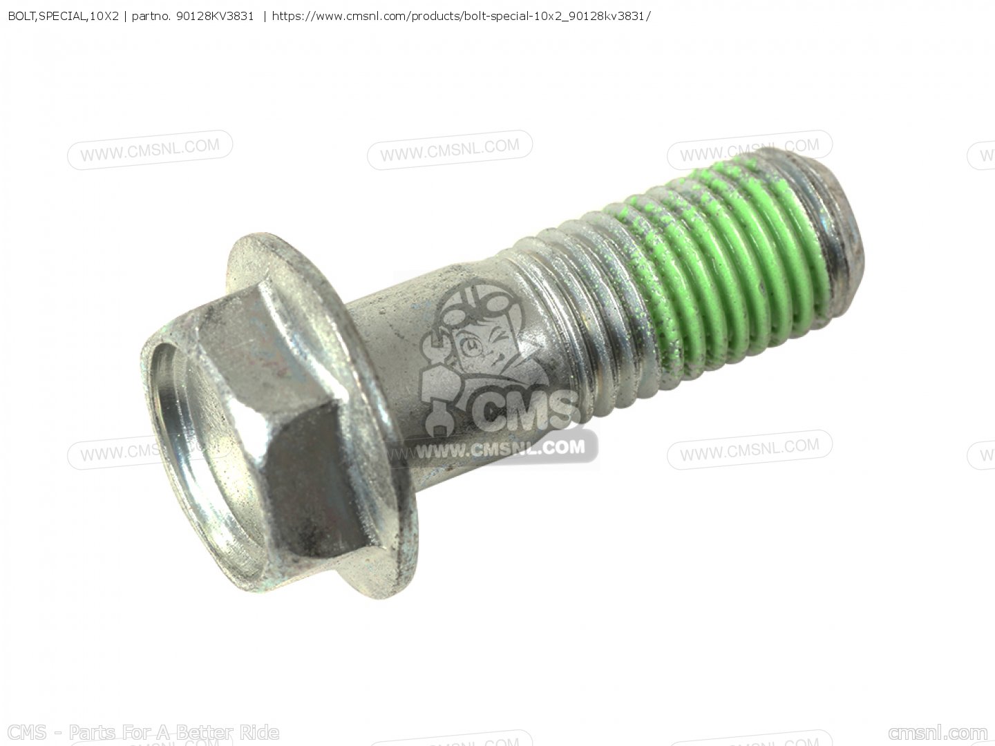 90128KV3831: BOLT,SPECIAL,10X2 Honda - buy the 90128-KV3-831 at CMSNL