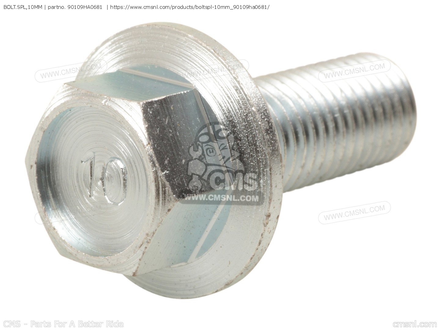 BOLT.SPL,10MM for TRX350 FOURTRAX 4X4 1986 (G) USA - order at CMSNL