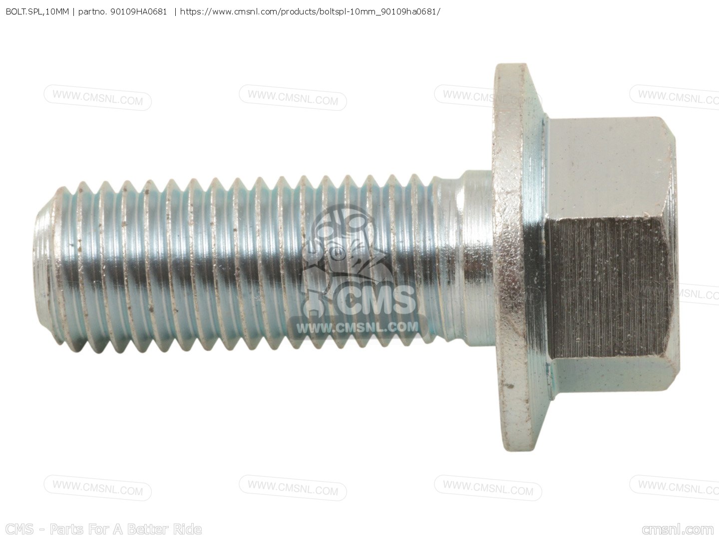 BOLT.SPL,10MM for TRX350 FOURTRAX 4X4 1986 (G) USA - order at CMSNL