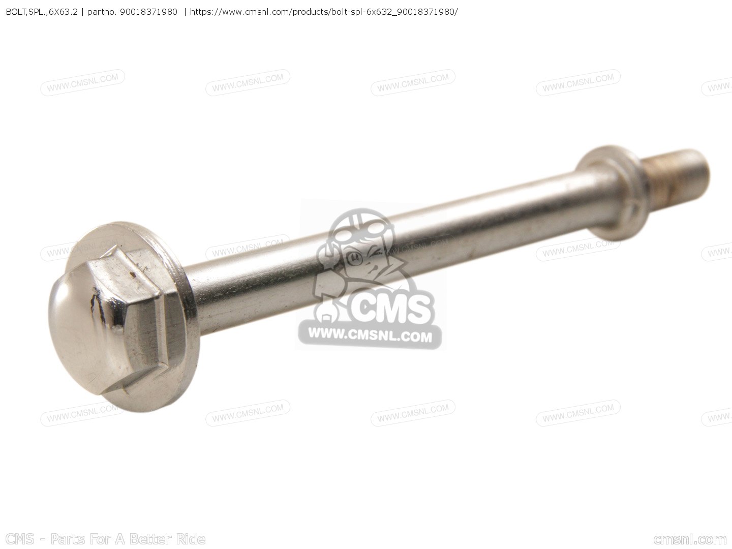 90018371980: BOLT,SPL.,6X63.2 Honda - buy the 90018-371-980 at CMSNL