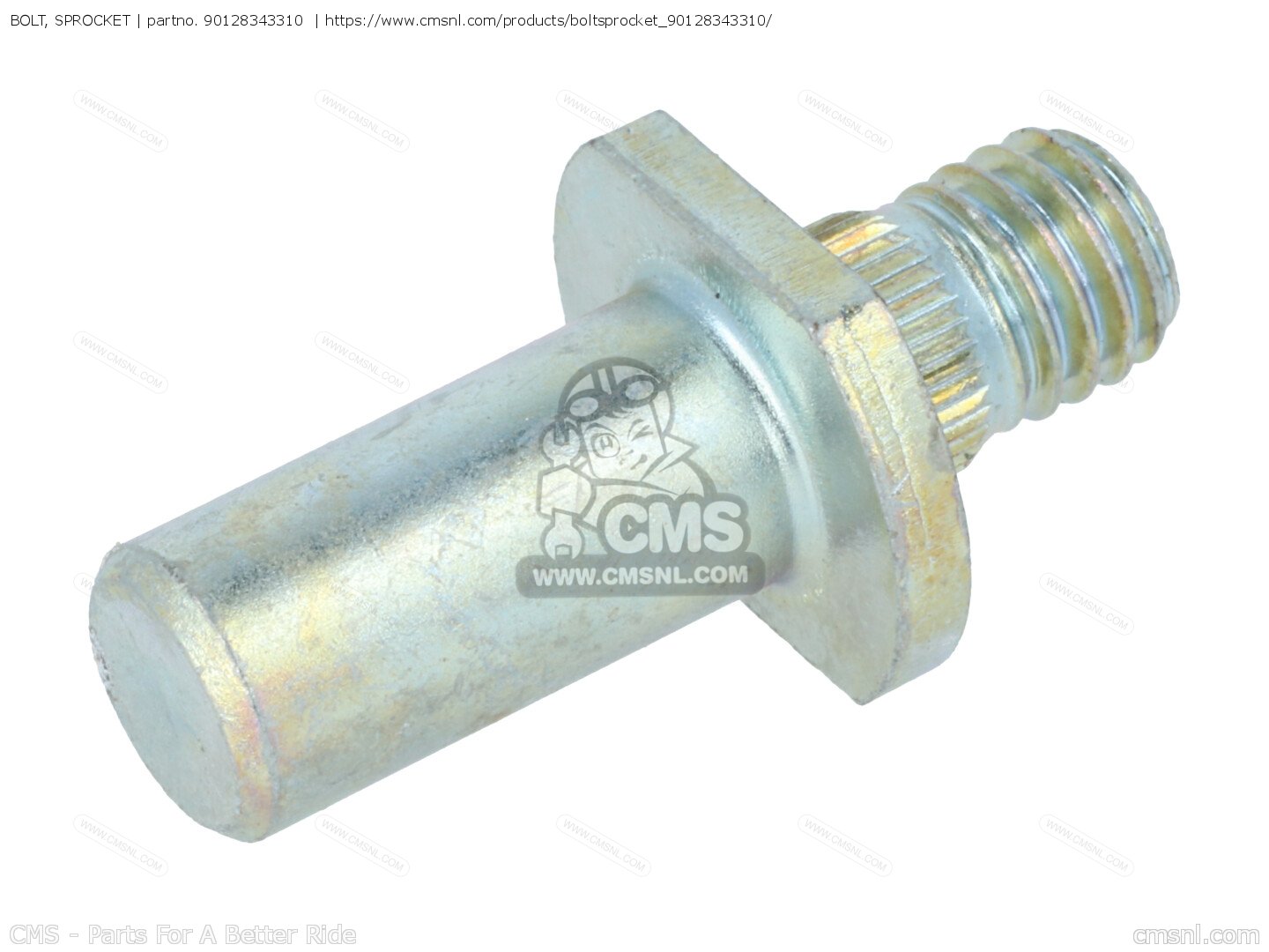 90128343310: Bolt, Sprocket Honda - buy the 90128-343-310 at CMSNL