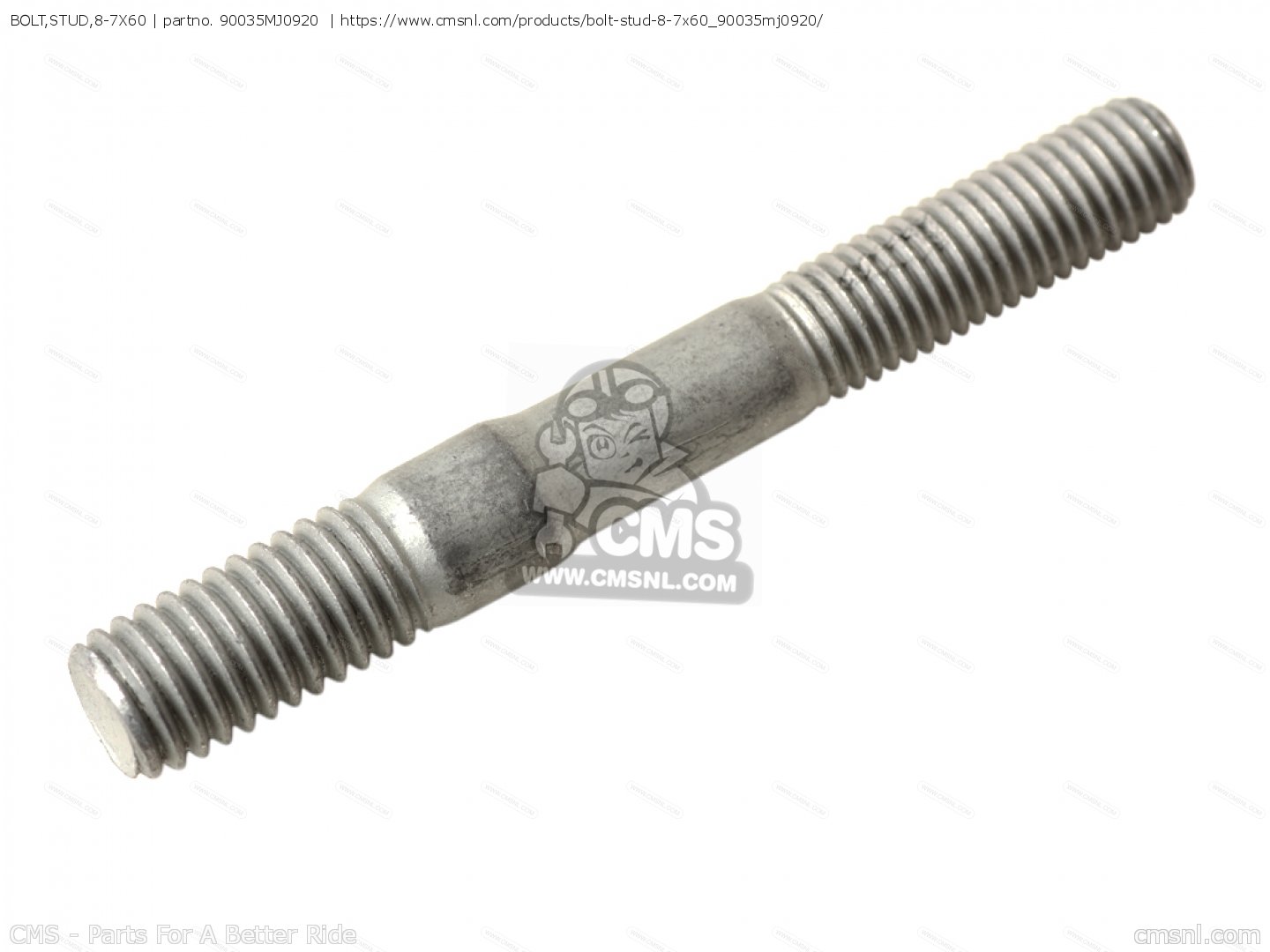 BOLT,STUD,8-7X60 for Honda - order at CMSNL