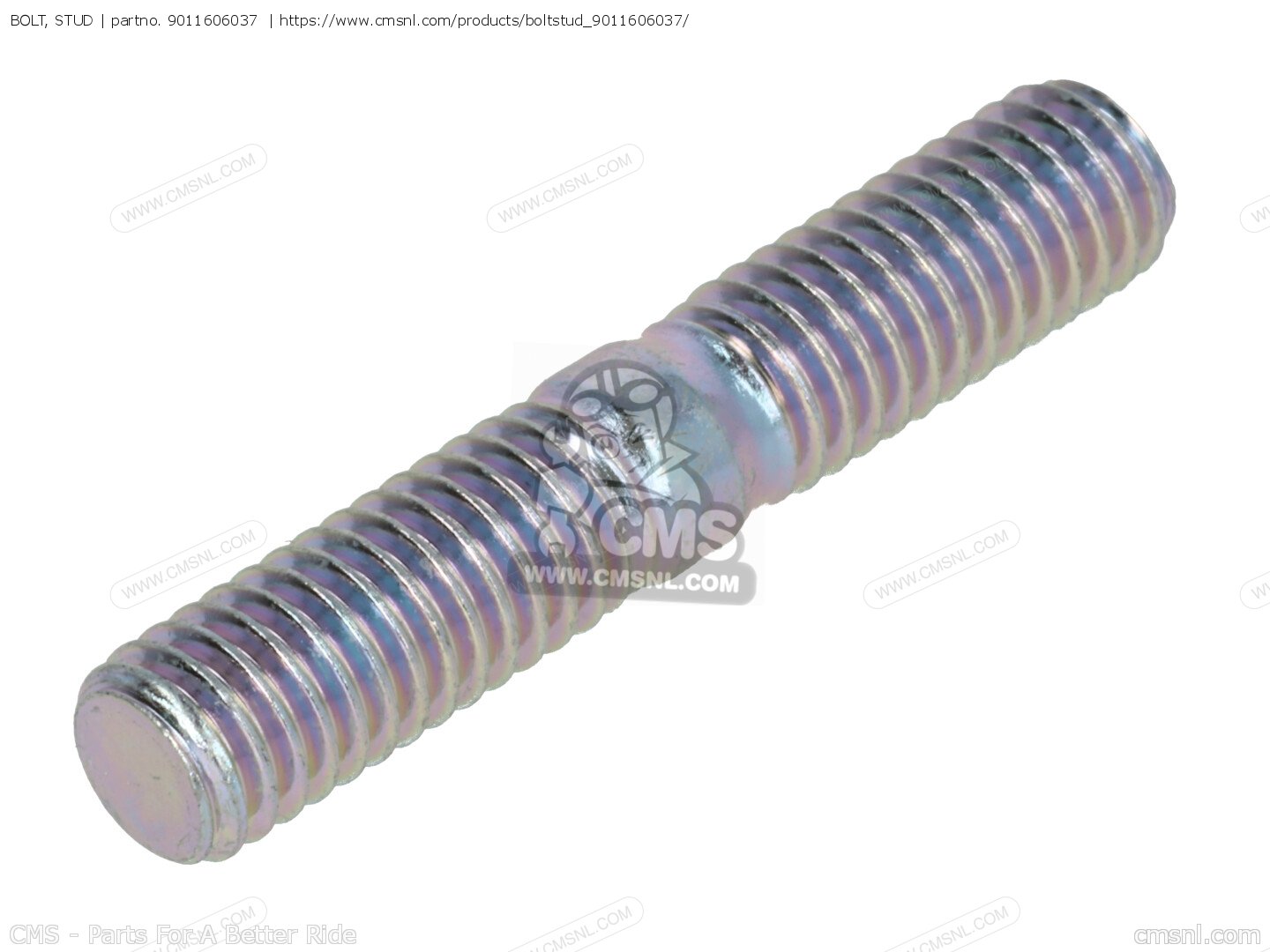 90116-06037-00 Bolt, Stud, 9011606037 Yamaha - WR250F, YZ250F, WR450F