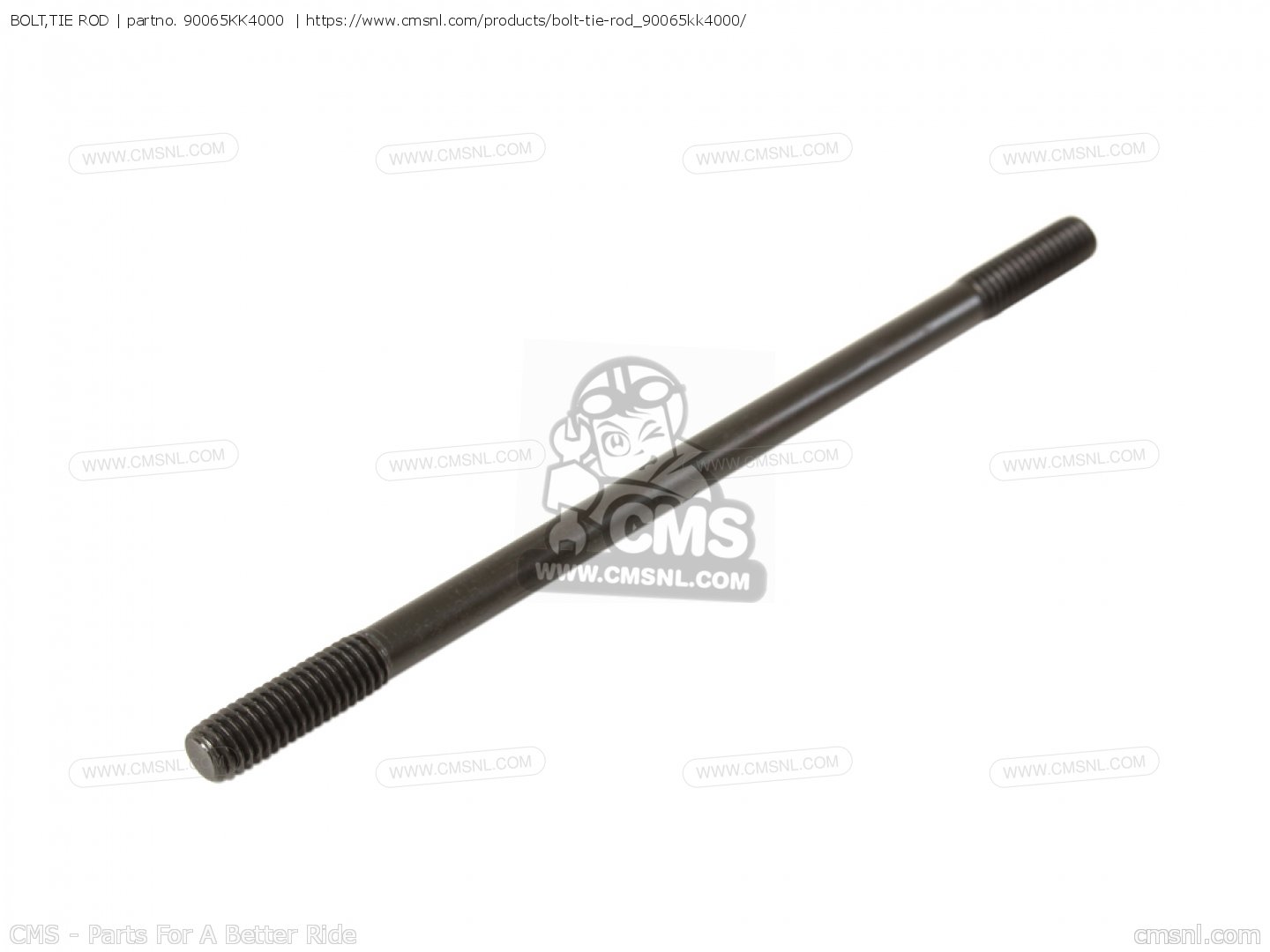90065KK4000: BOLT,TIE ROD Honda - buy the 90065-KK4-000 at CMSNL
