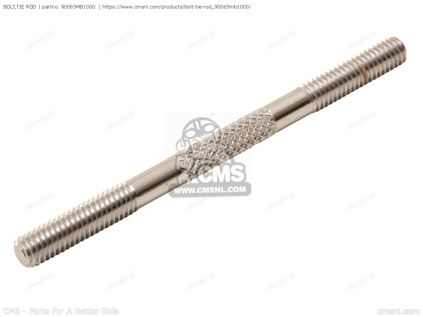 90065MB1000: BOLT,TIE ROD Honda - buy the 90065-MB1-000 at CMSNL