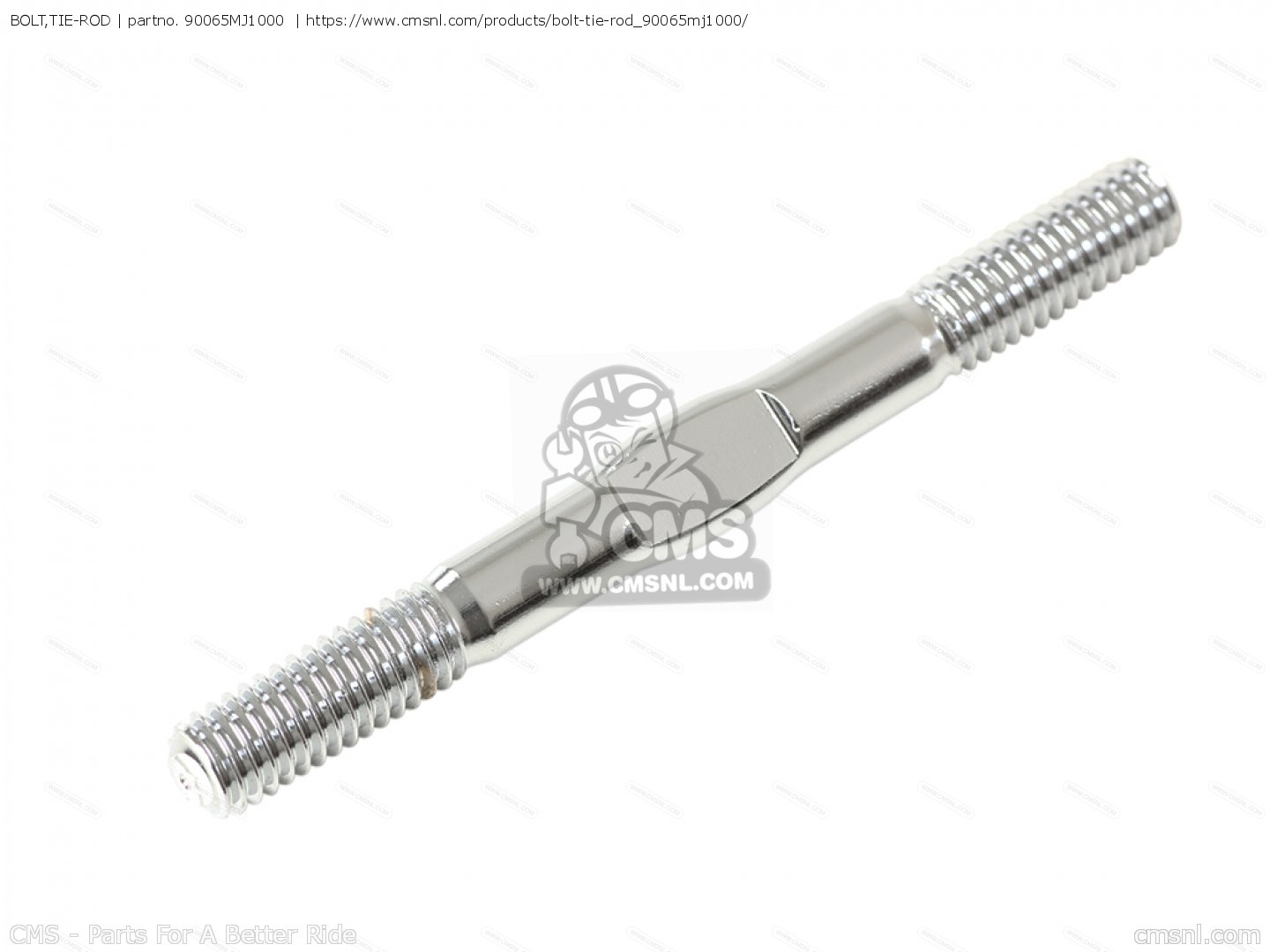 90065MJ1000: BOLT,TIE-ROD Honda - buy the 90065-MJ1-000 at CMSNL