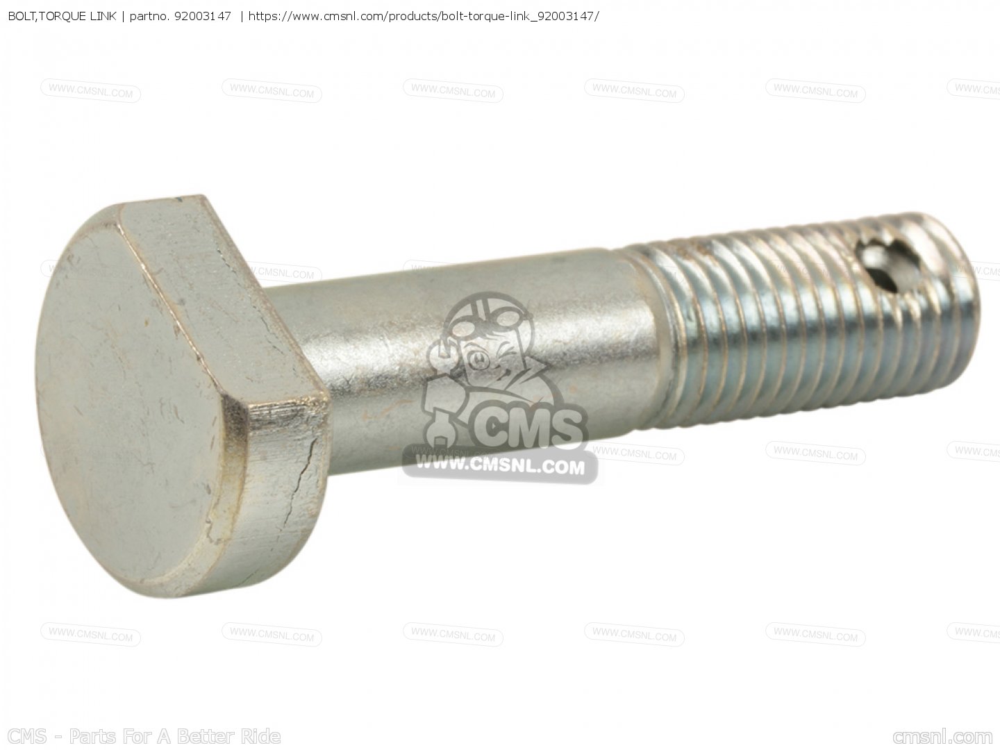 92003147: BOLT,TORQUE LINK Kawasaki - buy the 92003-147 at CMSNL