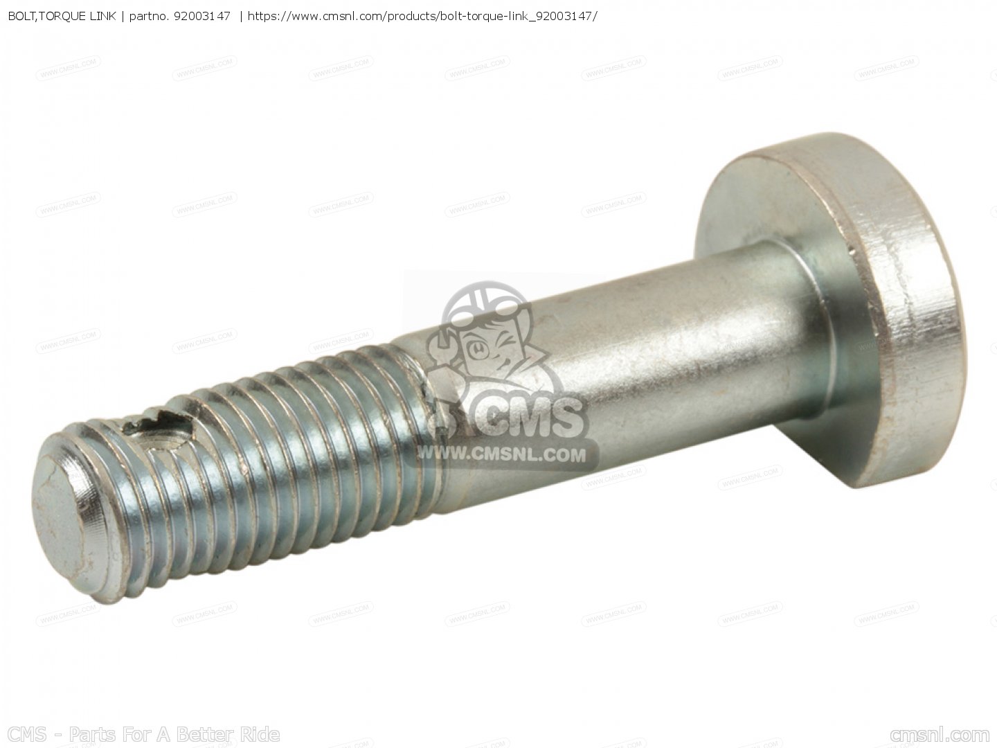 92003147: BOLT,TORQUE LINK Kawasaki - buy the 92003-147 at CMSNL