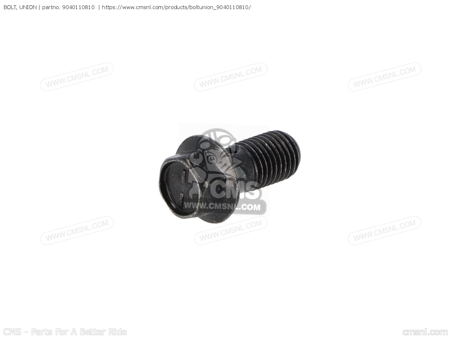9040110810: Bolt, Union Yamaha - buy the 90401-10810 at CMSNL