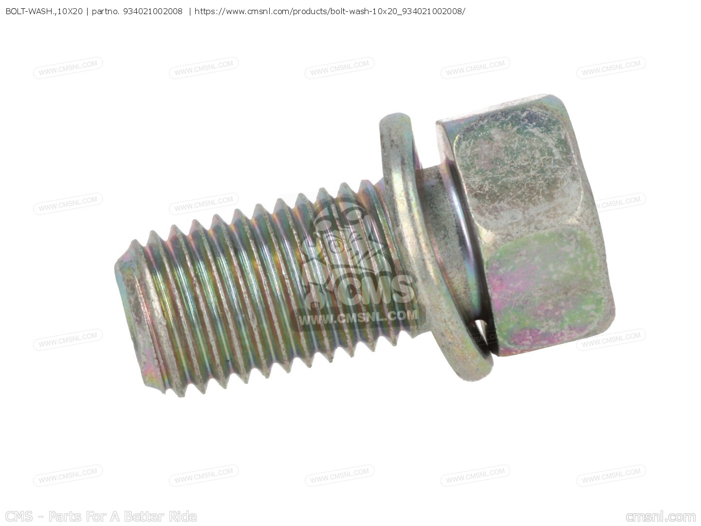 BOLT-WASH.,10X20 for Honda - order at CMSNL