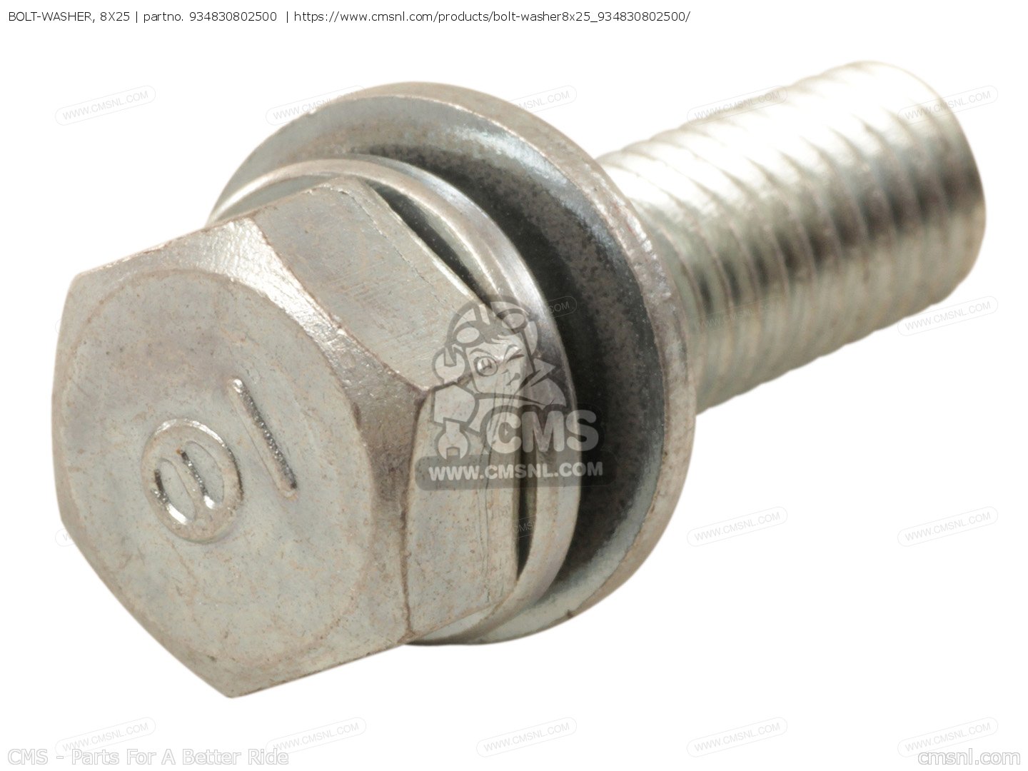 BOLT-WASHER, 8X25 for Honda - order at CMSNL