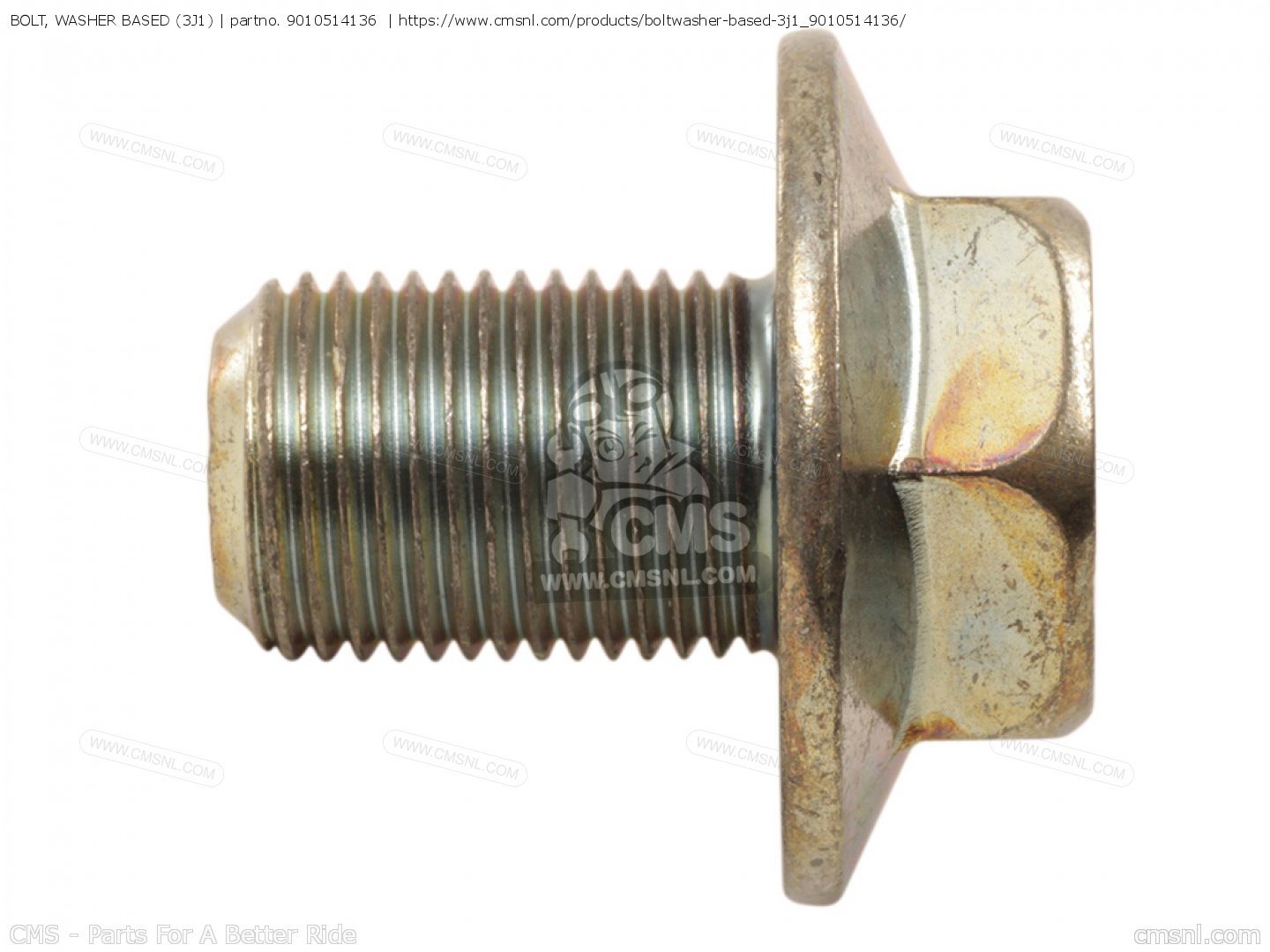 9010514136: Bolt, Washer Based (3j1) Yamaha - buy the 90105-14136 at CMSNL