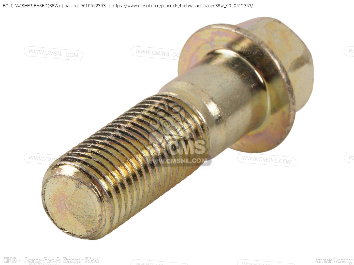9010512353: Bolt, Washer Based(38w) Yamaha - buy the 90105-12353 at CMSNL