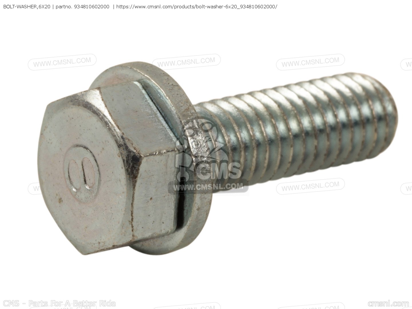 BOLT-WASHER,6X20 for Honda - order at CMSNL