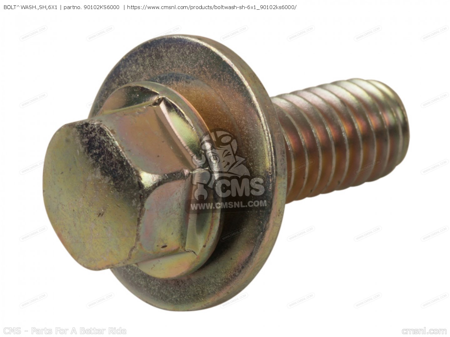 BOLT^WASH.,SH,6X1 for Honda - order at CMSNL