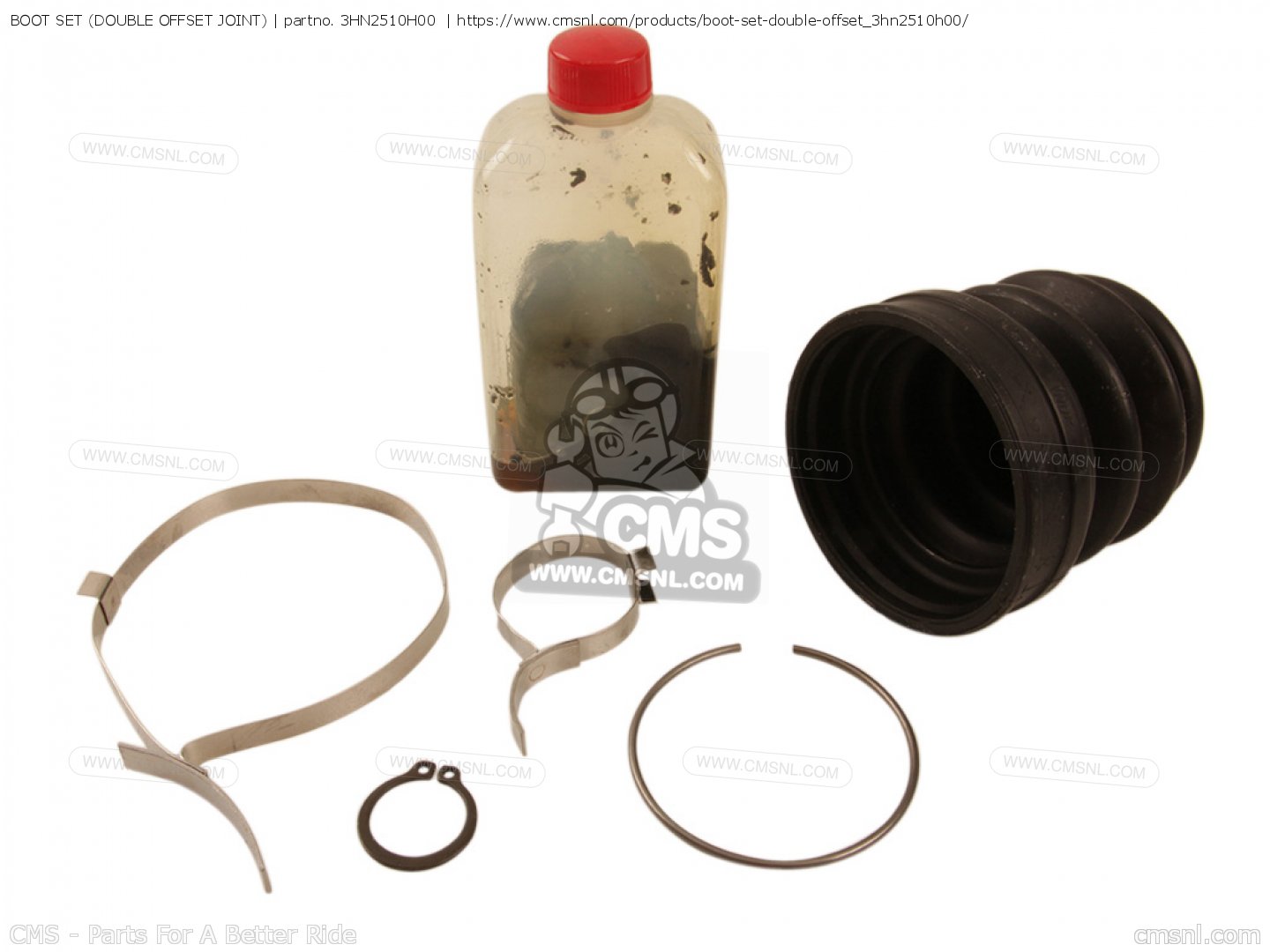 3HN2510H00: BOOT SET (DOUBLE OFFSET JOINT) Yamaha - buy the 3HN-2510H ...