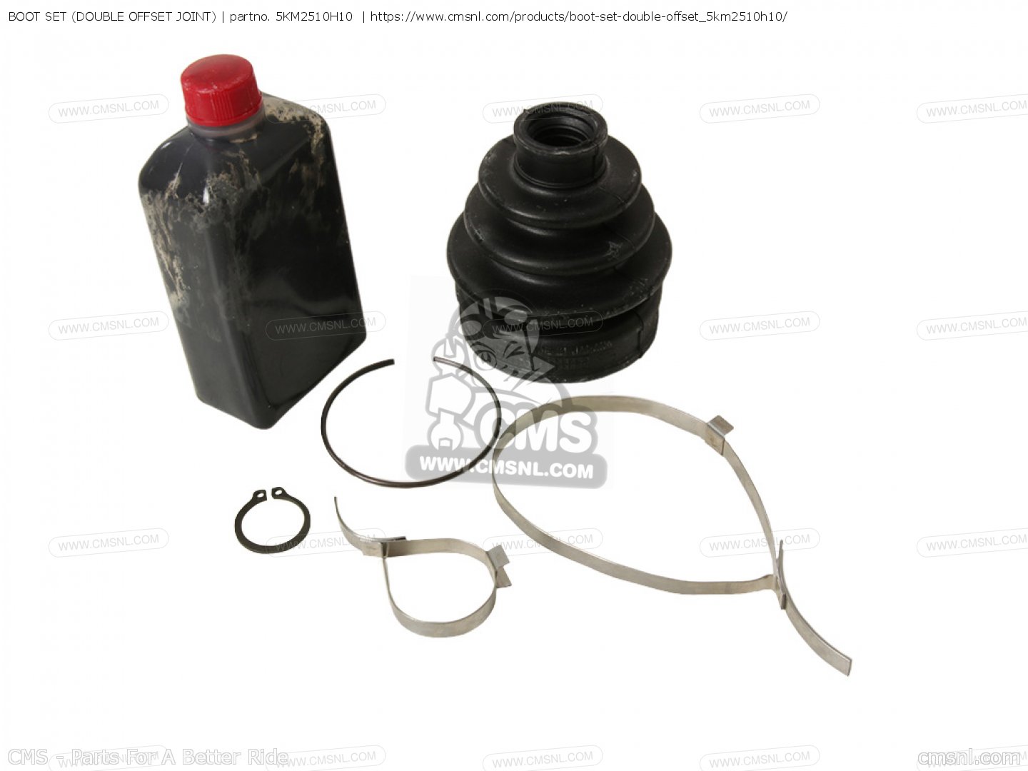 5KM2510H10: BOOT SET (DOUBLE OFFSET JOINT) Yamaha - buy the 5KM-2510H ...