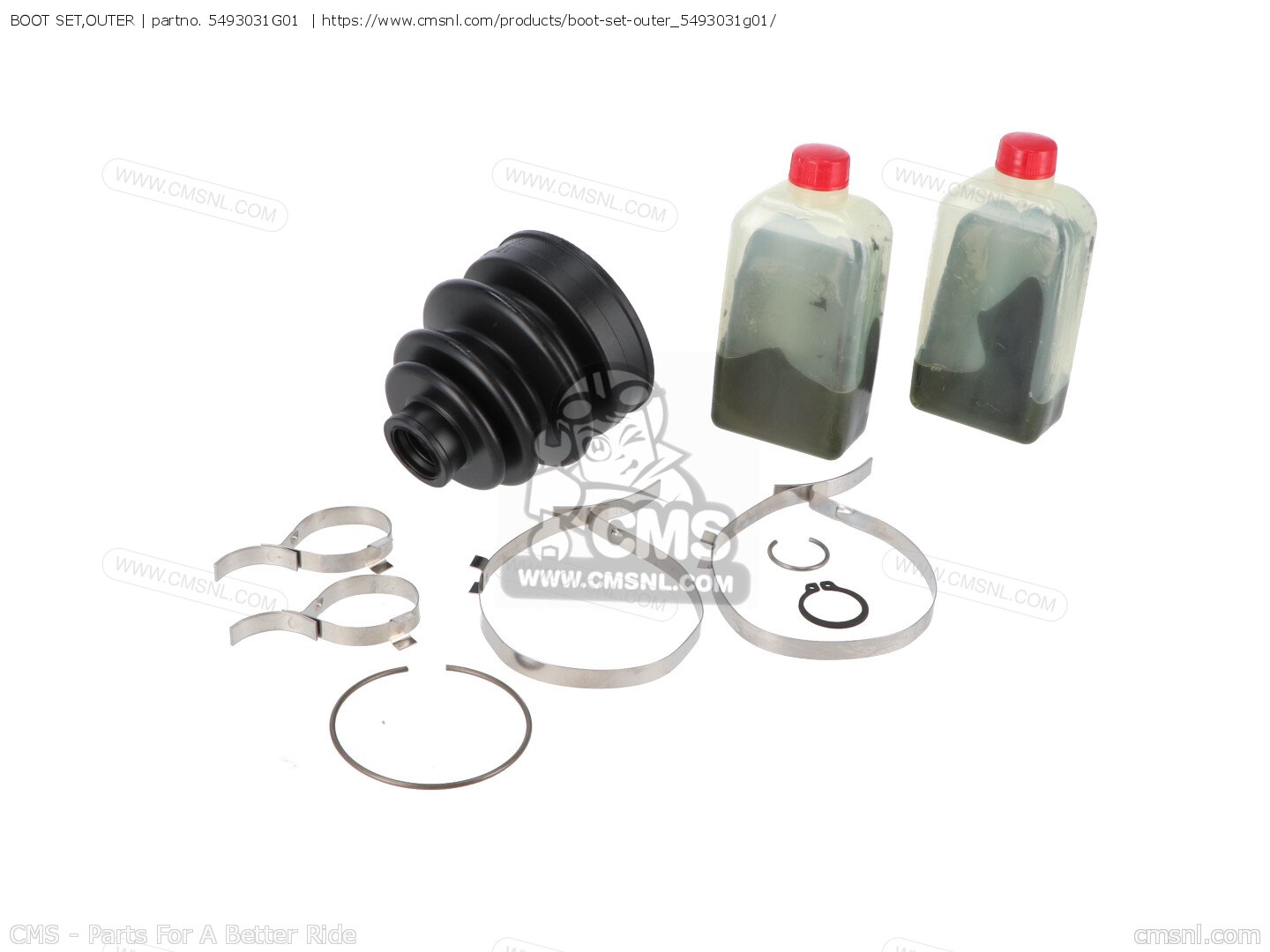 5493031G01: BOOT SET,OUTER Suzuki - buy the 54930-31G01 at CMSNL