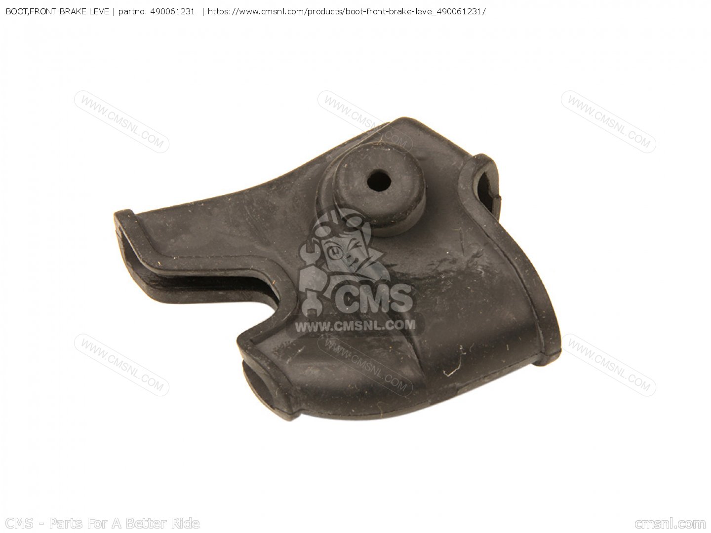 490061231: BOOT,FRONT BRAKE LEVE Kawasaki - buy the 49006-1231 at CMSNL