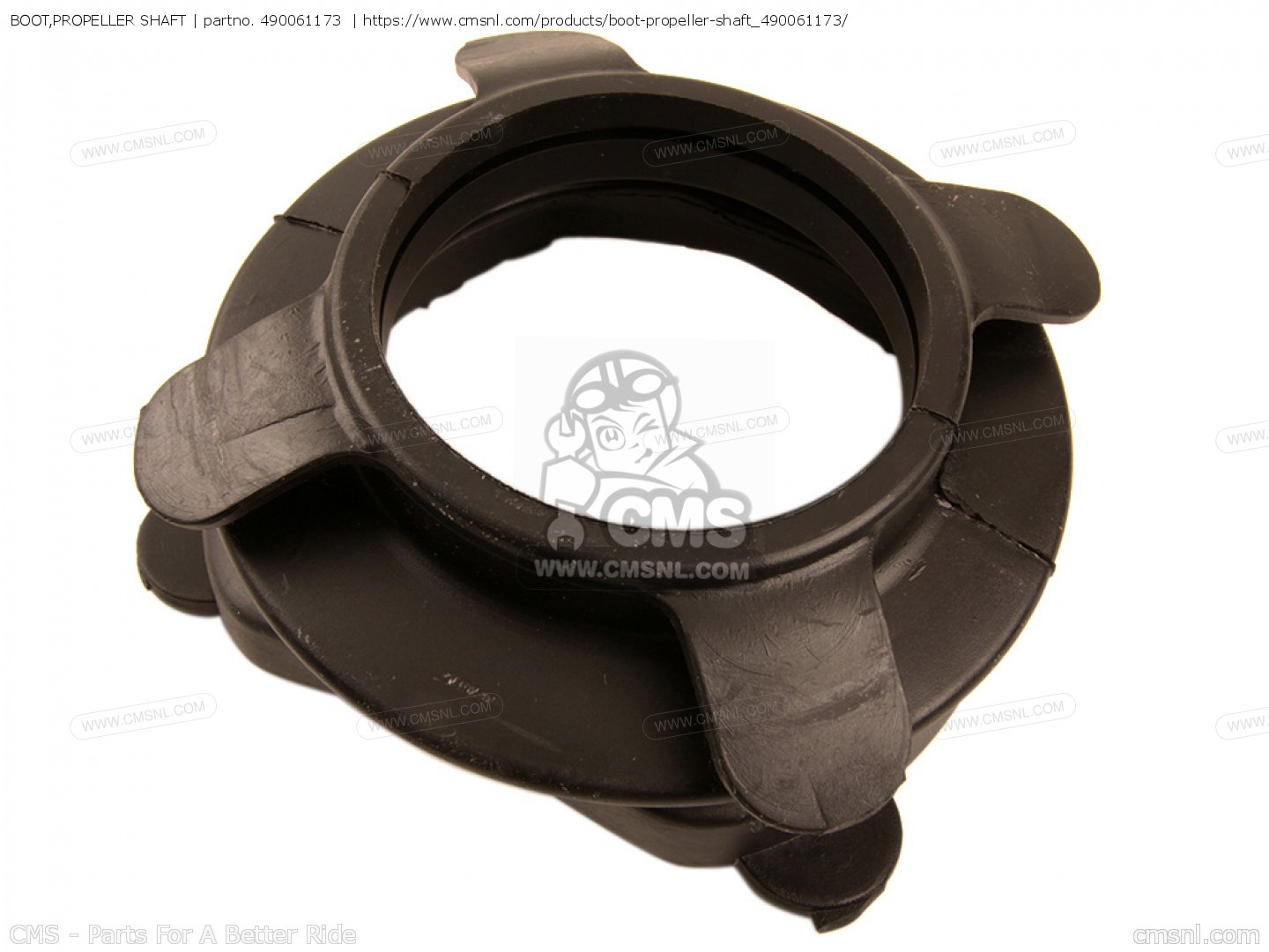 490061173: BOOT,PROPELLER SHAFT Kawasaki - buy the 49006-1173 at CMSNL