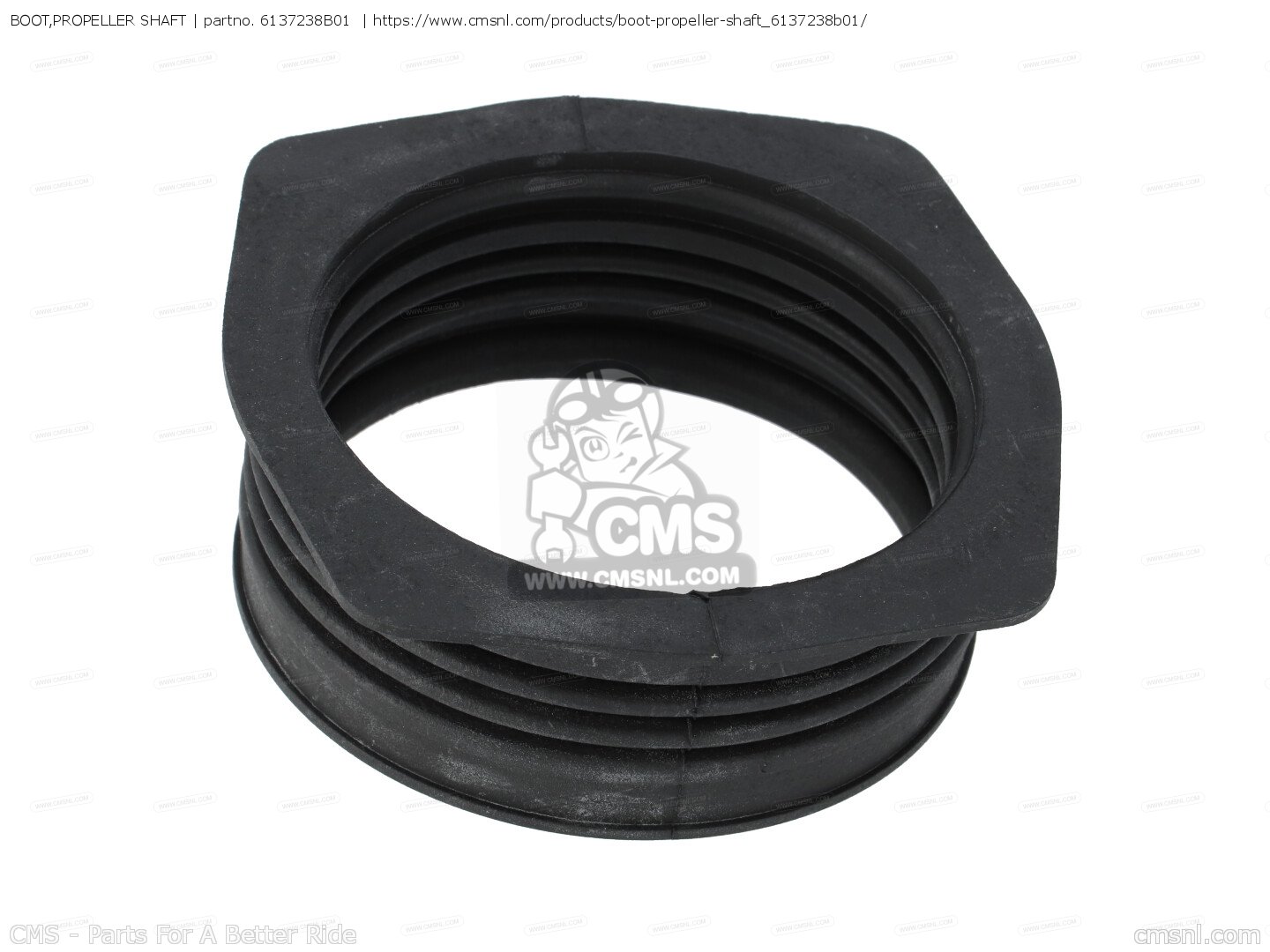 6137238B01: BOOT,PROPELLER SHAFT Suzuki - buy the 61372-38B01 at CMSNL