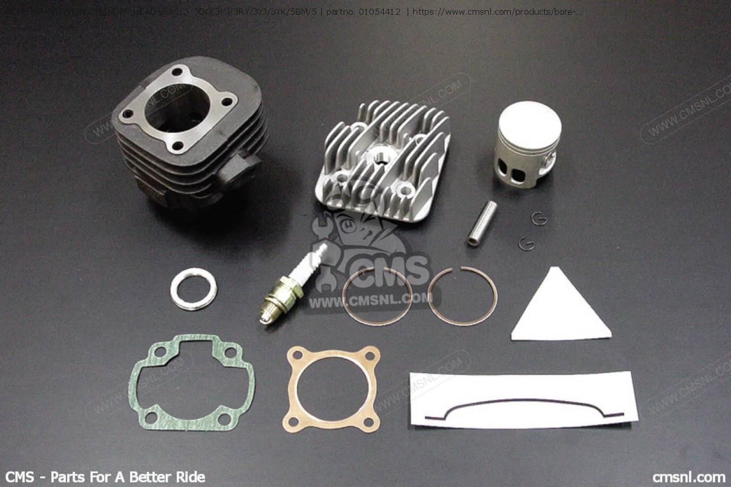 01054412: BORE UP KIT(WITH CYLINDER HEAD /68CC) JOG(3KJ/3RY/3YJ/3YK/5BM ...