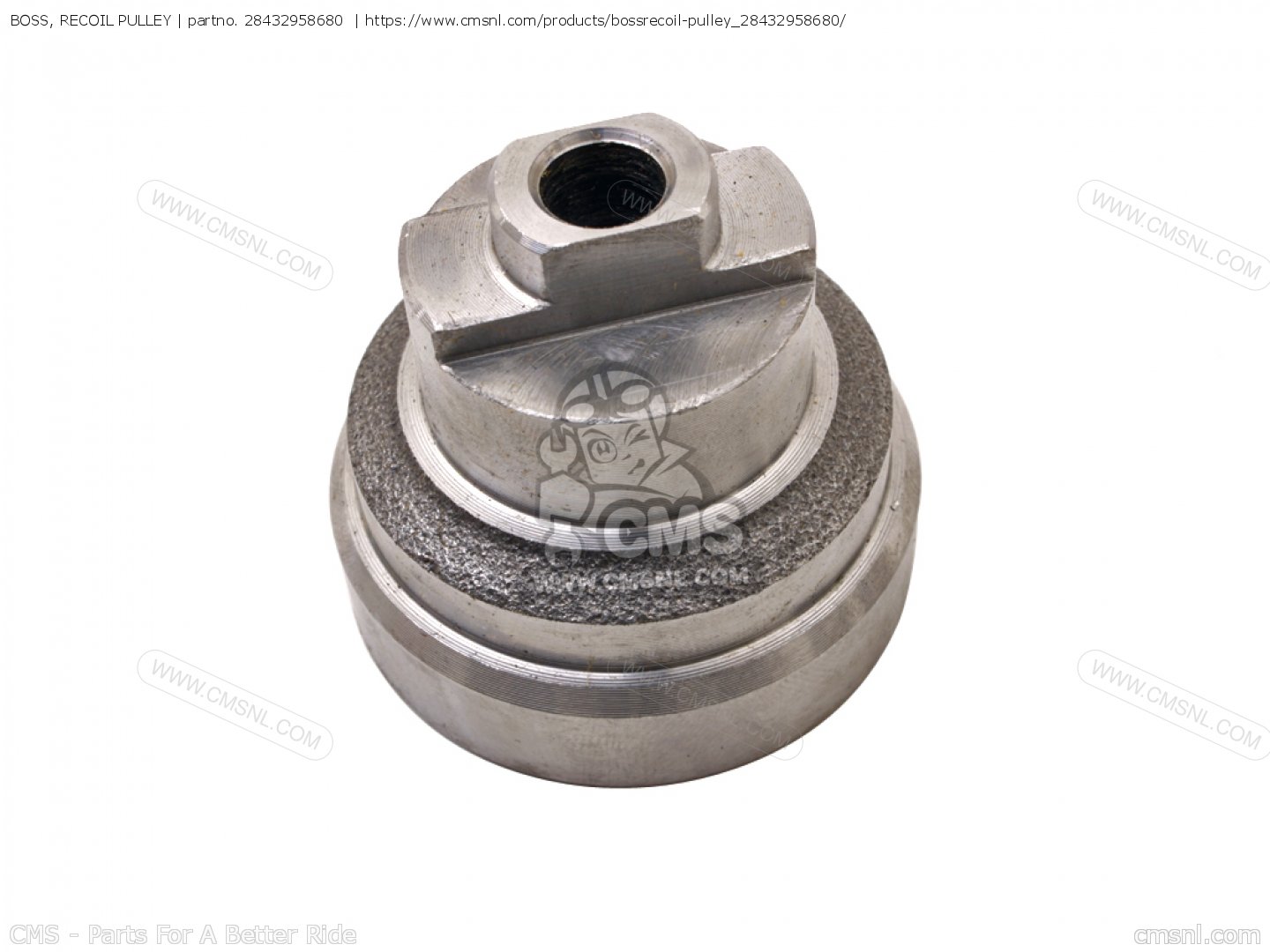 28432958680: BOSS, RECOIL PULLEY Honda - buy the 28432-958-680 at CMSNL