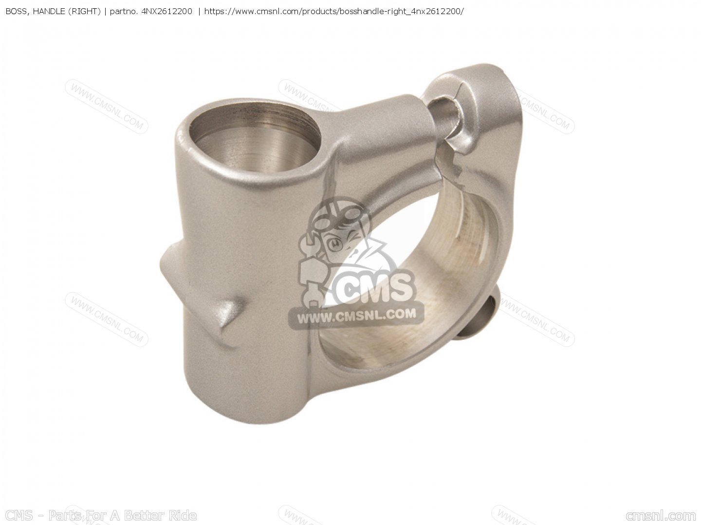 4NX2612200: Boss, Handle (right) Yamaha - buy the 4NX-26122-00-00 at CMSNL