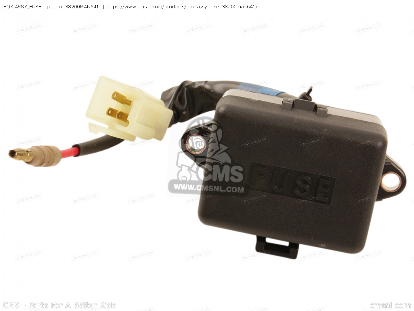 38200MAN641: BOX ASSY.,FUSE Honda - buy the 38200-MAN-641 at CMSNL