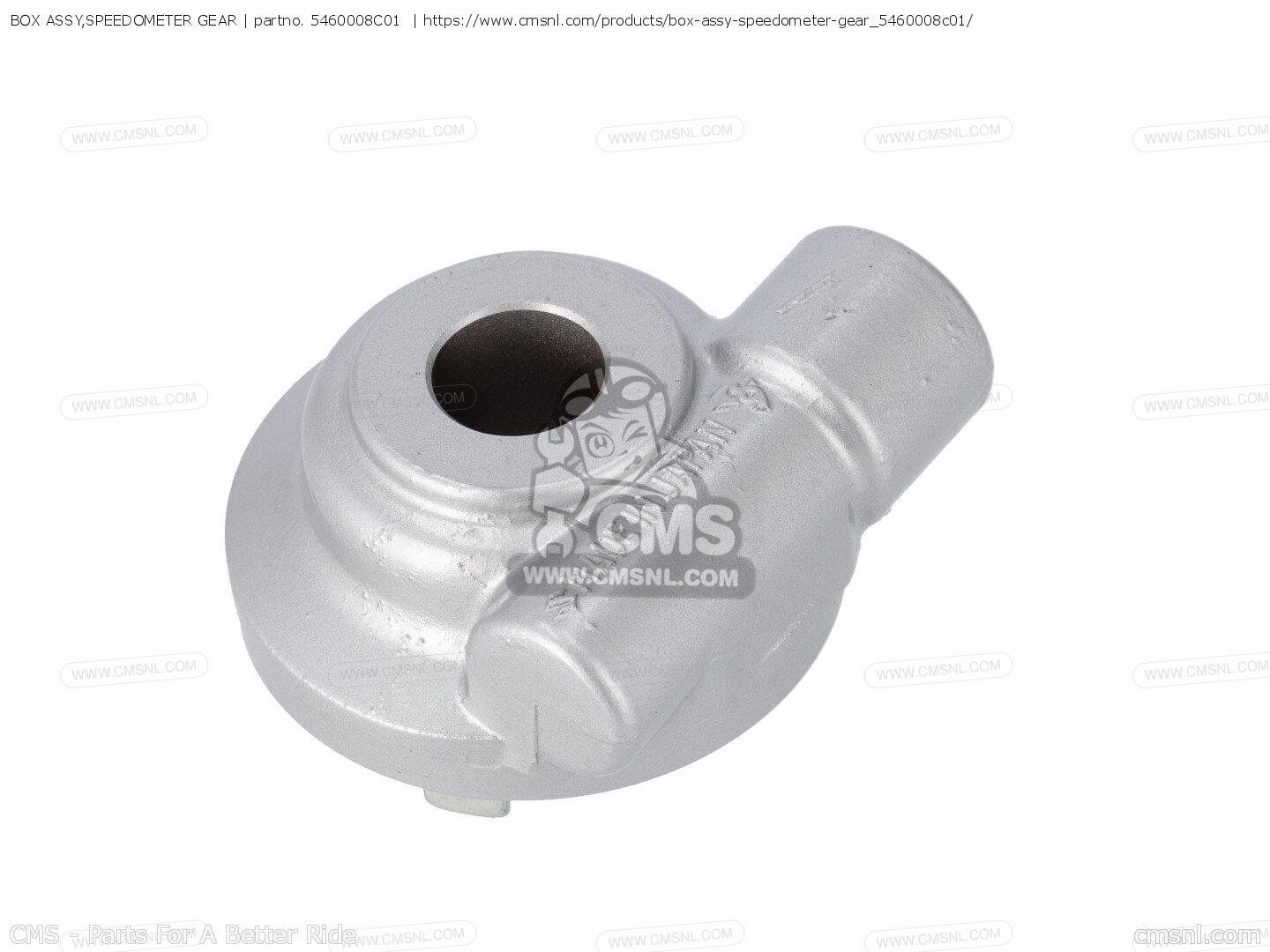 5460008C01: BOX ASSY,SPEEDOMETER GEAR Suzuki - buy the 54600-08C01 at CMSNL