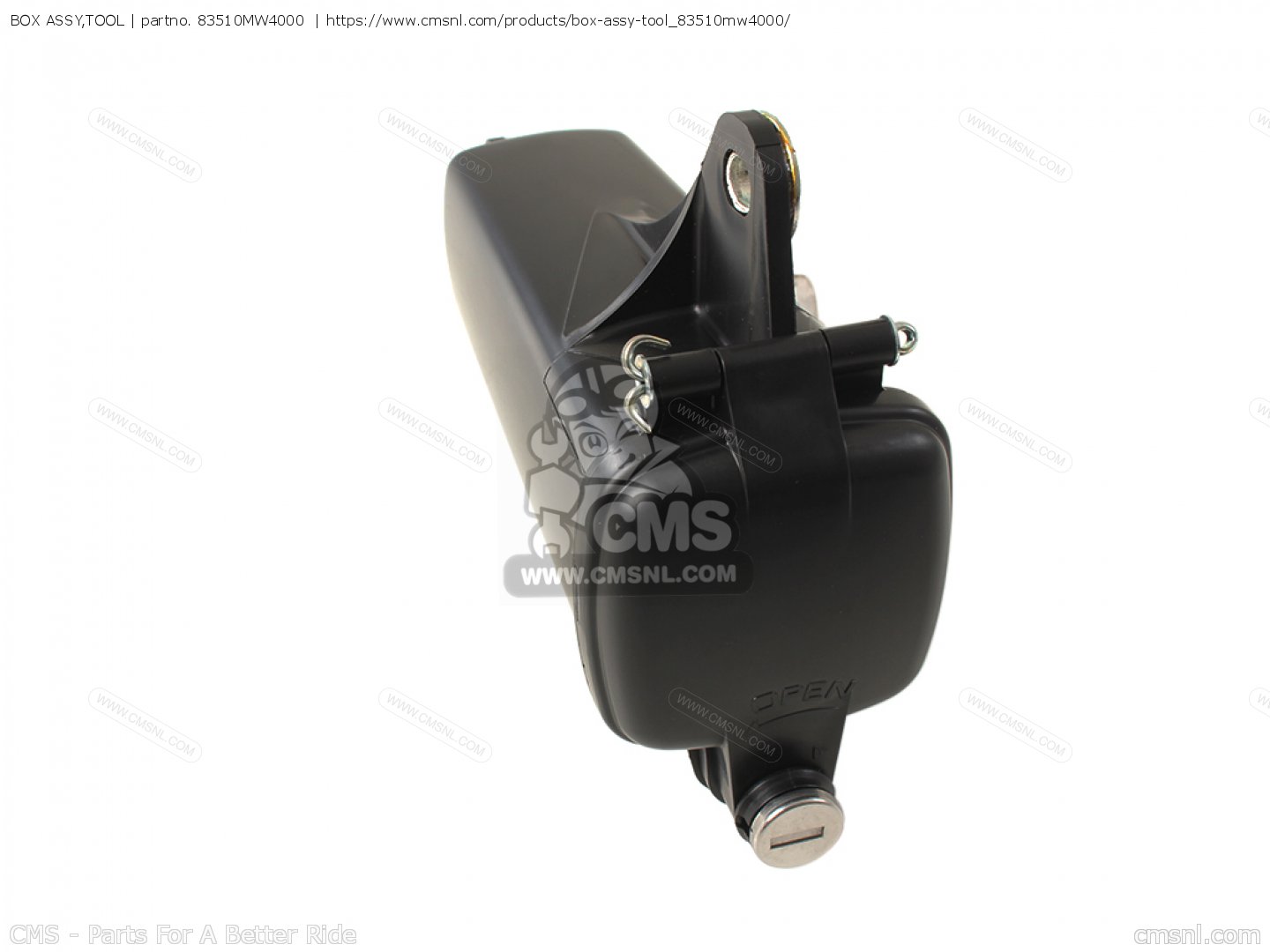 83510MW4000: BOX ASSY,TOOL Honda - buy the 83510-MW4-000 at CMSNL