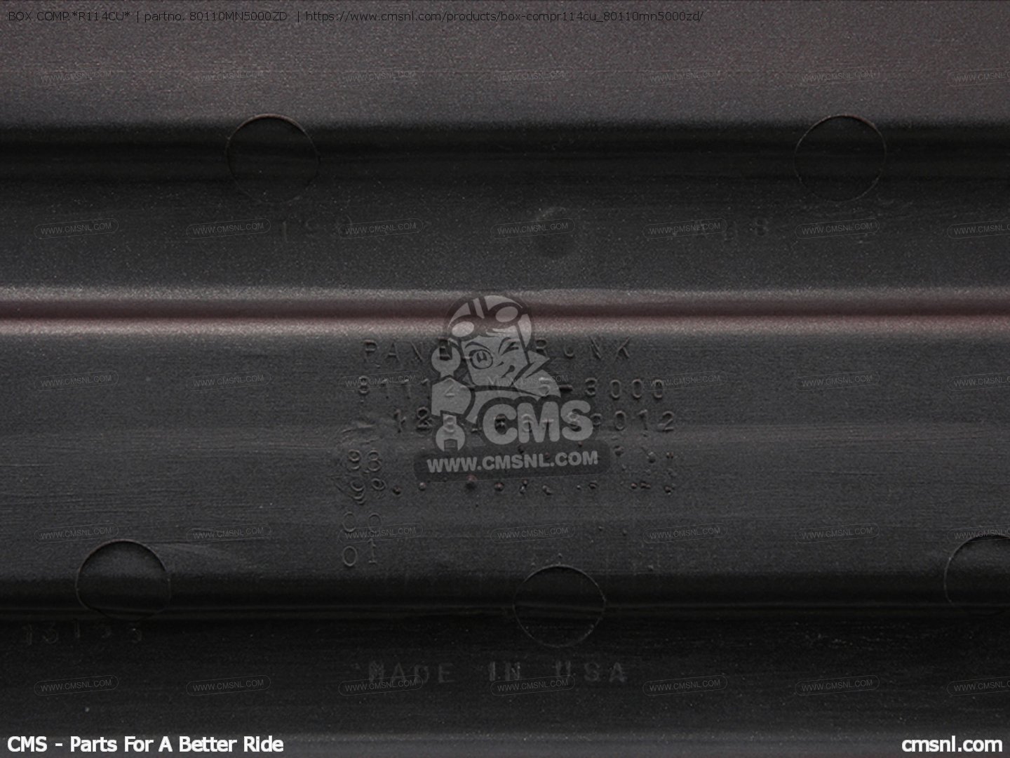 80110MN5000ZD: Box Comp.*r114cu* Honda - buy the 80110-MN5-000ZD at CMSNL