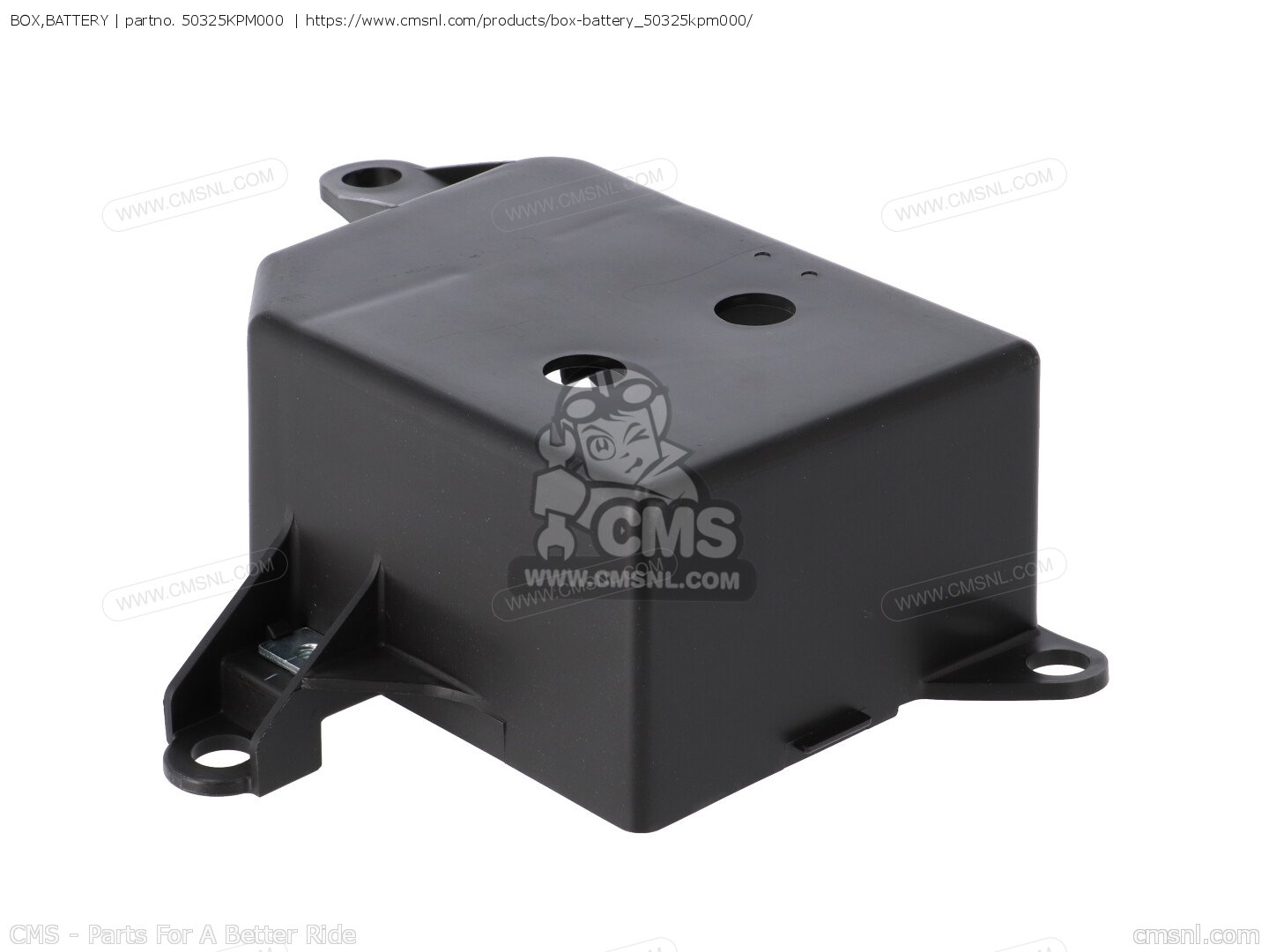 50325KPM000: BOX,BATTERY Honda - buy the 50325-KPM-000 at CMSNL