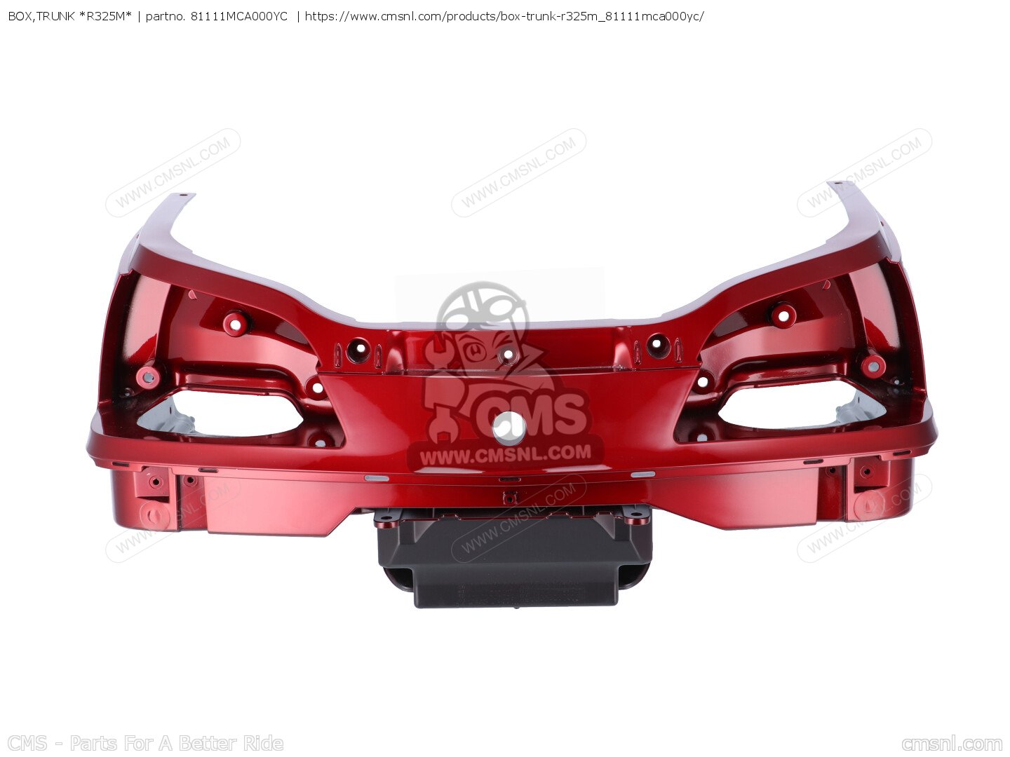 BOX,TRUNK *NH1Z* for Honda - order at CMSNL