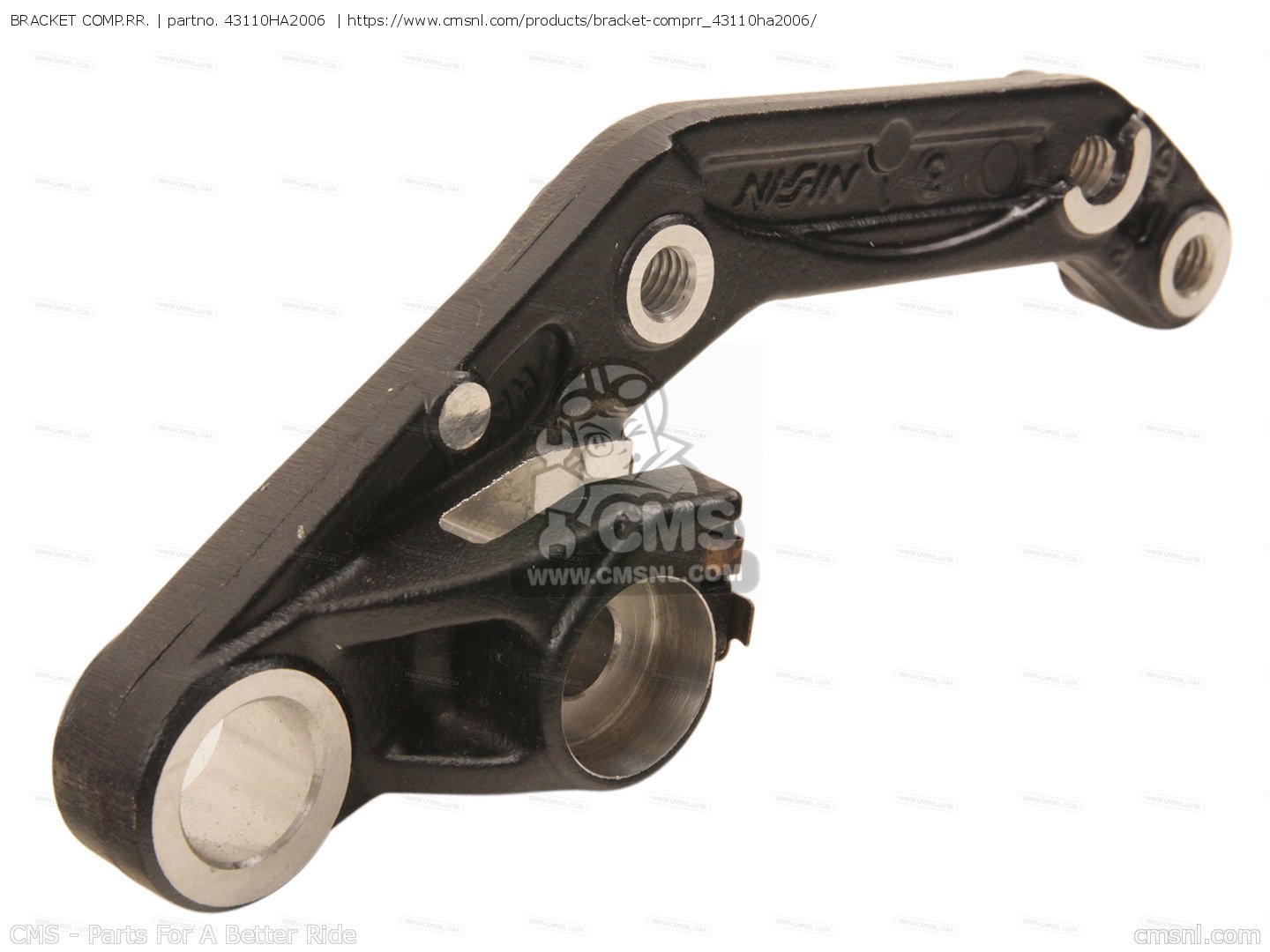 43110HA2006: BRACKET COMP.RR. Honda - buy the 43110-HA2-006 at CMSNL