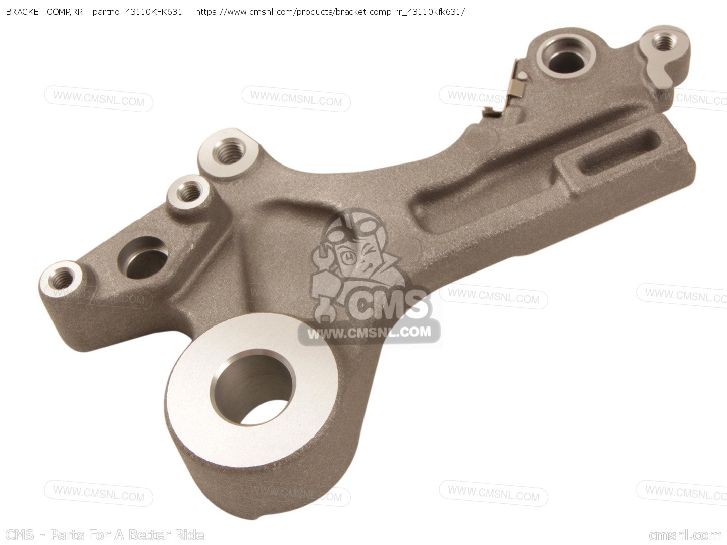43110KFK631: Bracket Comp,rr Honda - buy the 43110-KFK-631 at CMSNL
