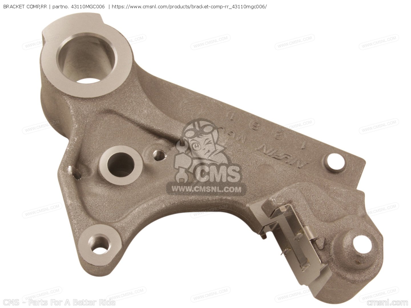 43110MGC006: Bracket Comp,rr Honda - buy the 43110-MGC-006 at CMSNL