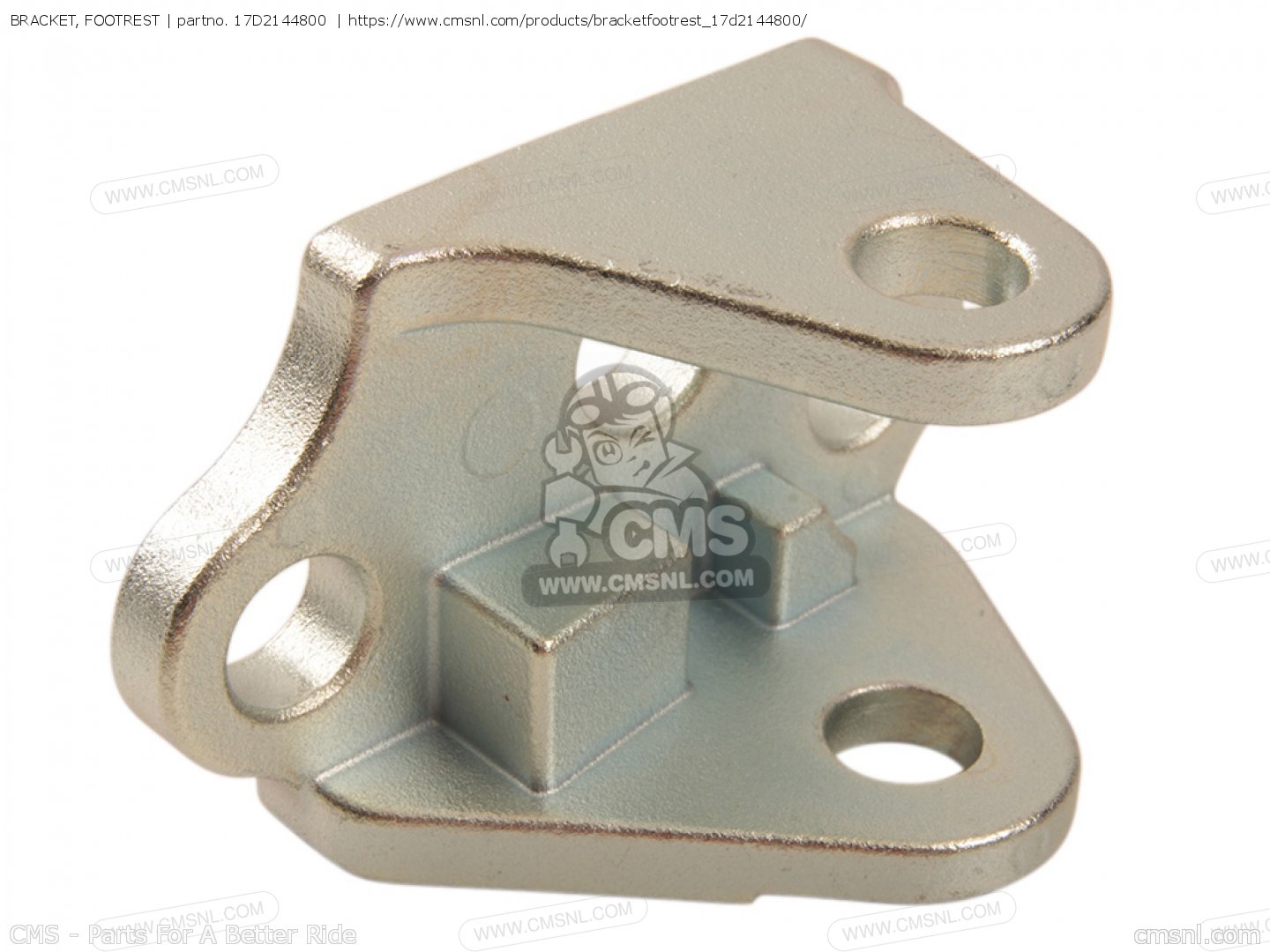 17D2144800: BRACKET, FOOTREST Yamaha - buy the 17D-21448-00-00 at CMSNL