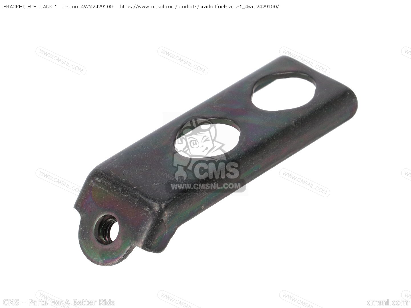 4WM2429100: BRACKET, FUEL TANK 1 Yamaha - buy the 4WM-24291-00-00 at CMSNL