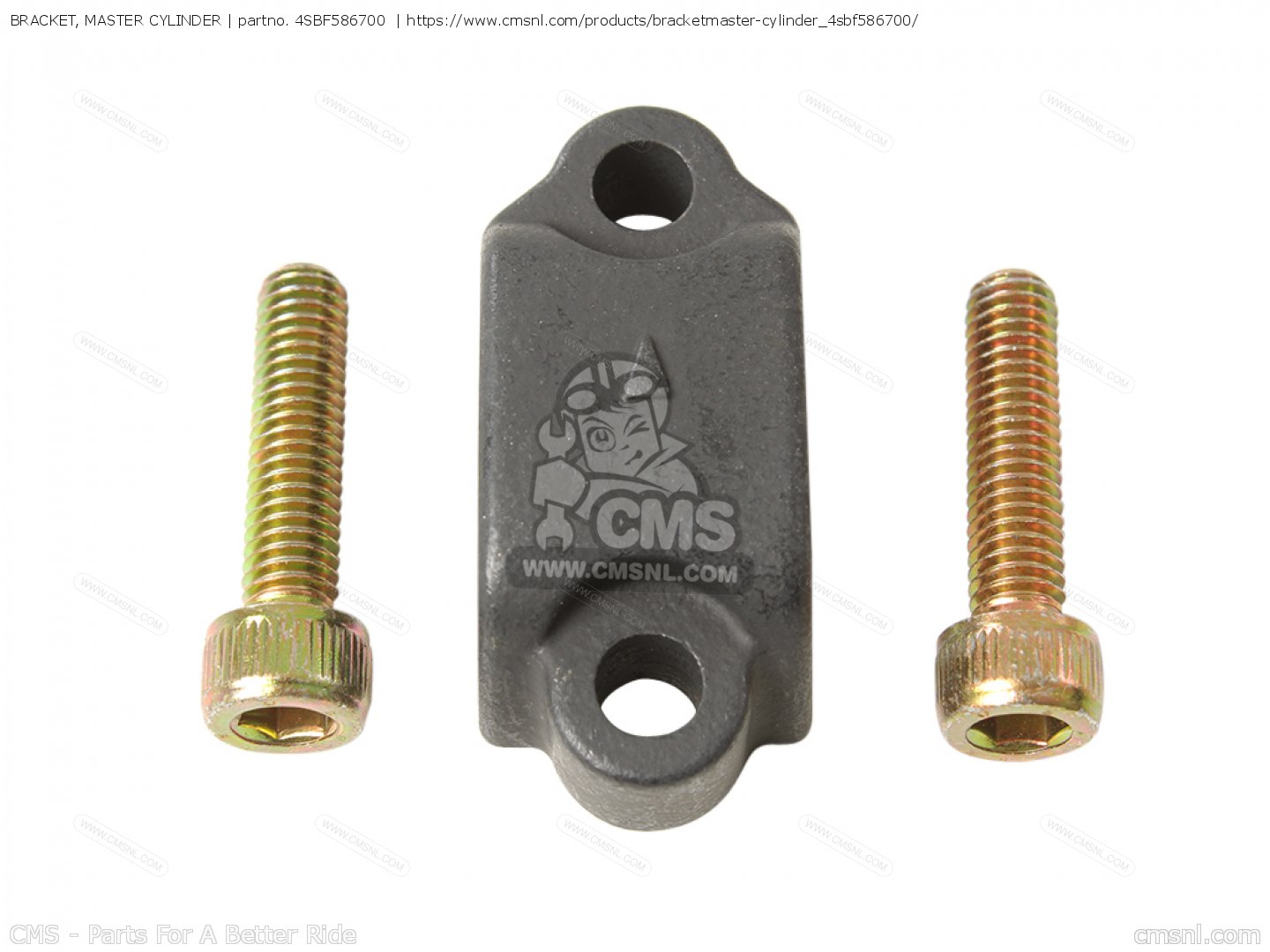 4SBF586700: BRACKET, MASTER CYLINDER Yamaha - buy the 4SB-F5867-00-00 ...