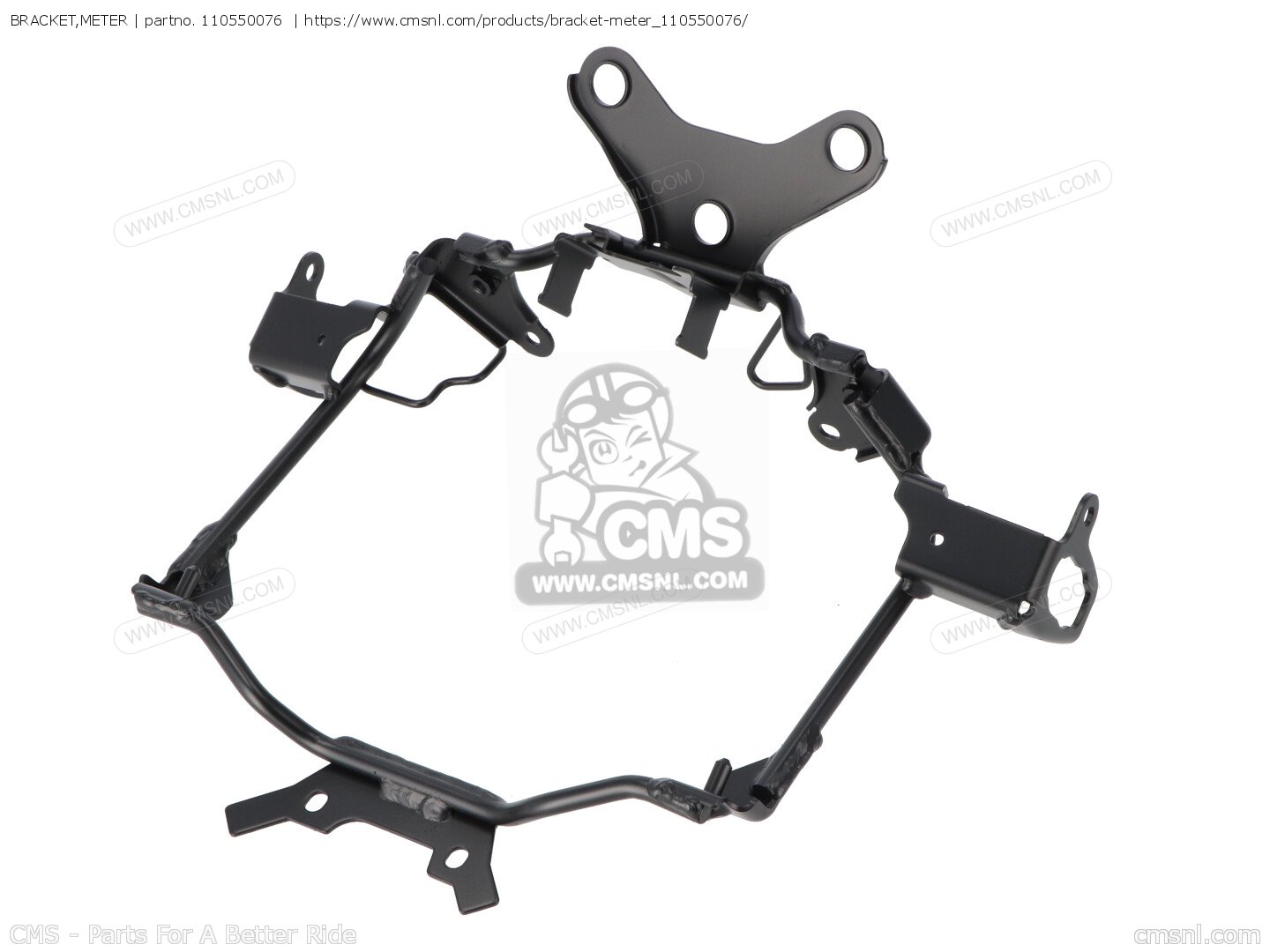 11055-0076 Bracket,Meter, 110550076 Kawasaki - ZR750L7F, ZR750L8F, ZR750L9F