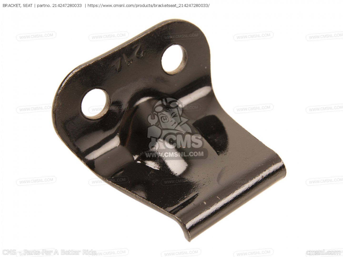 214247280033: BRACKET, SEAT Yamaha - buy the 214-24728-00-33 at CMSNL
