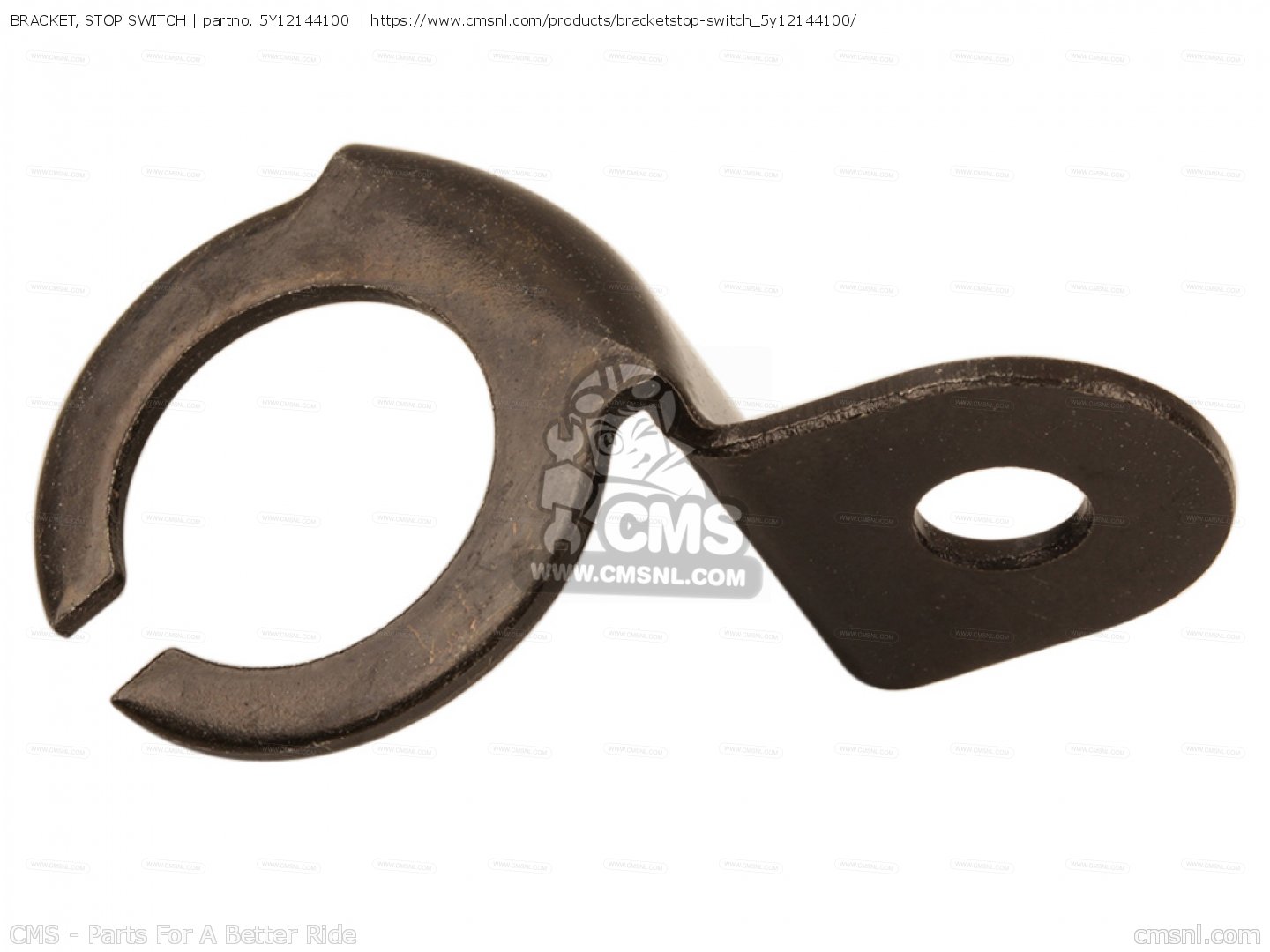 5Y12144100: BRACKET, STOP SWITCH Yamaha - buy the 5Y1-21441-00-00 at CMSNL