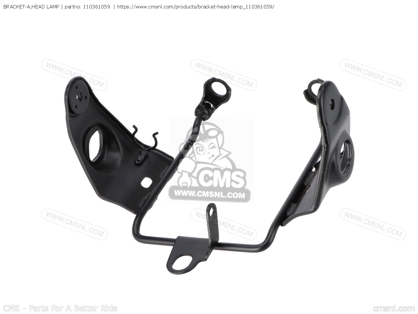 110361059: BRACKET-A,HEAD LAMP Kawasaki - buy the 11036-1059 at CMSNL