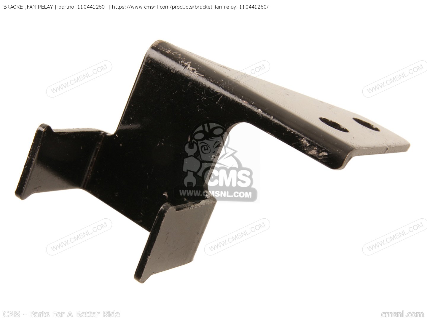 110441260: BRACKET,FAN RELAY Kawasaki - buy the 11044-1260 at CMSNL